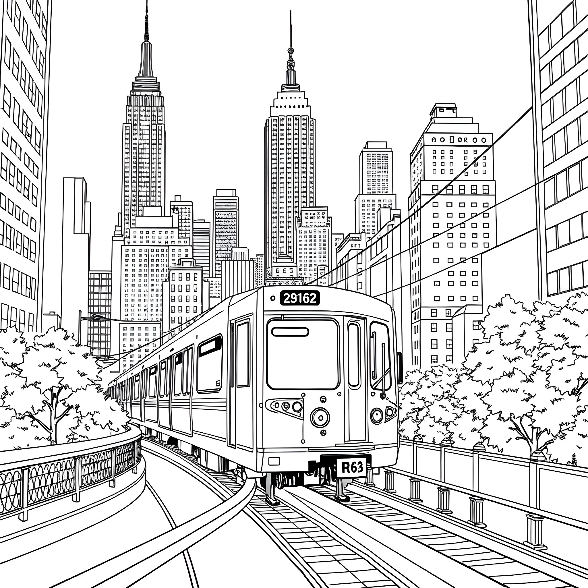 Best Metro Coloring Pages (Free Printable PDF)