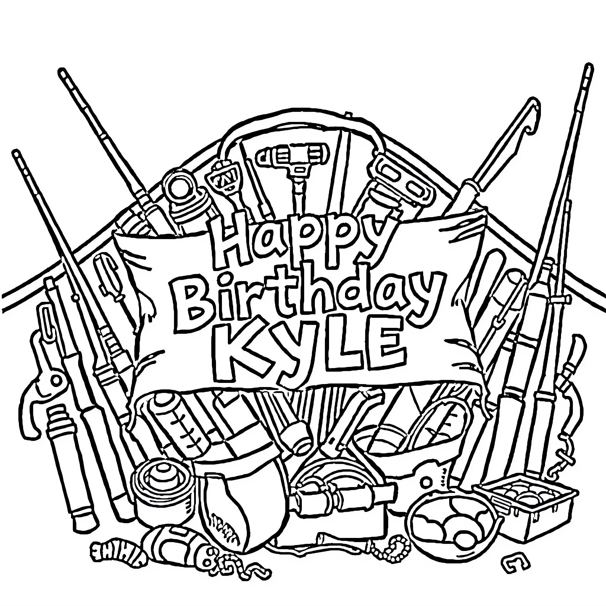 Best Fishing Gear Coloring Pages (Free Printable PDF)