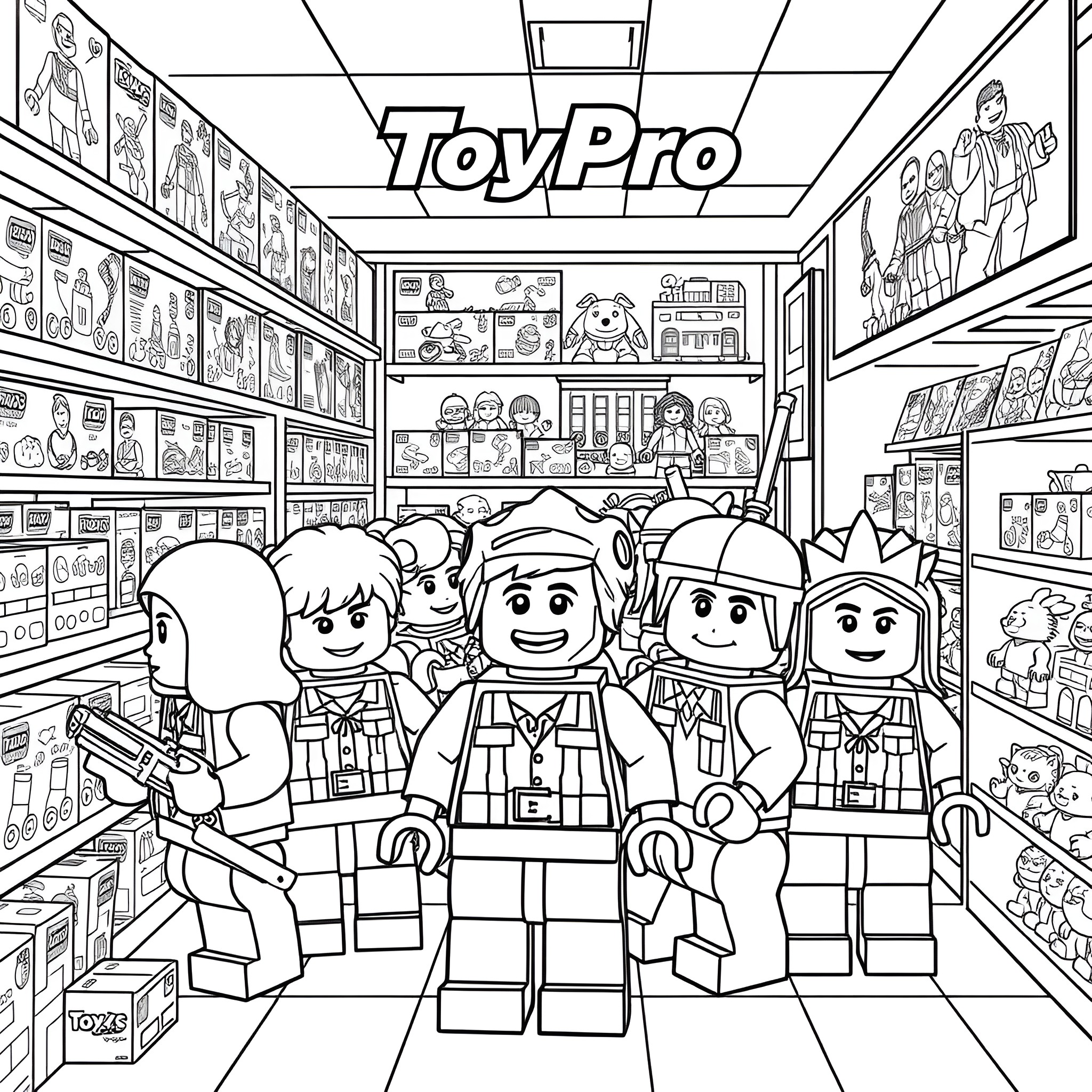 Best Lego Minifig Coloring Pages (Free Printable PDF)