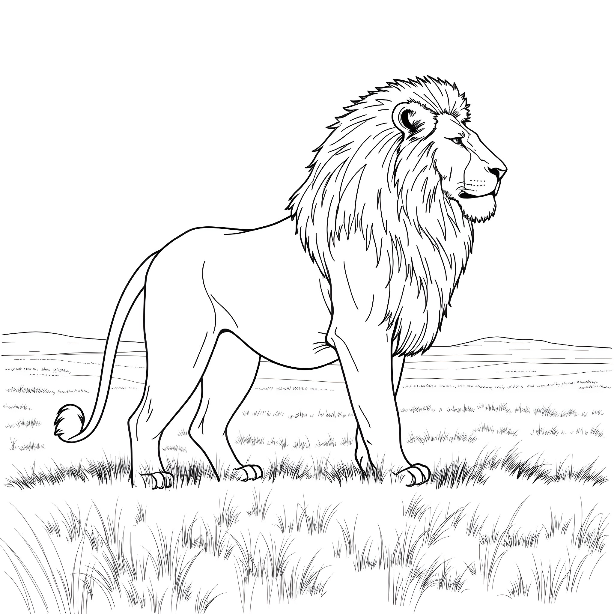 50 Best Lion Coloring Pages (Free Printable PDFs)