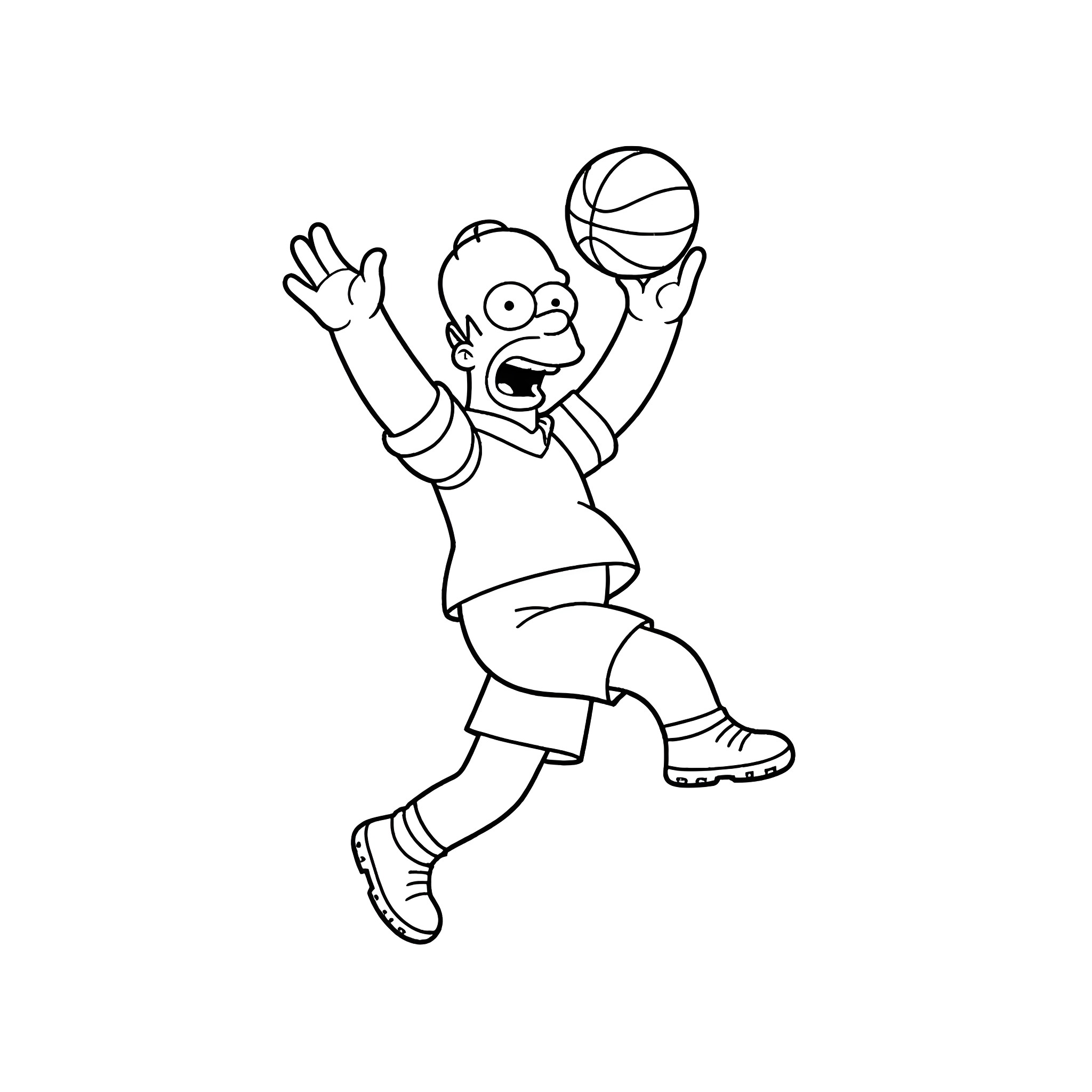 112 Best Homer Simpson Coloring Pages (Free Printable PDFs)