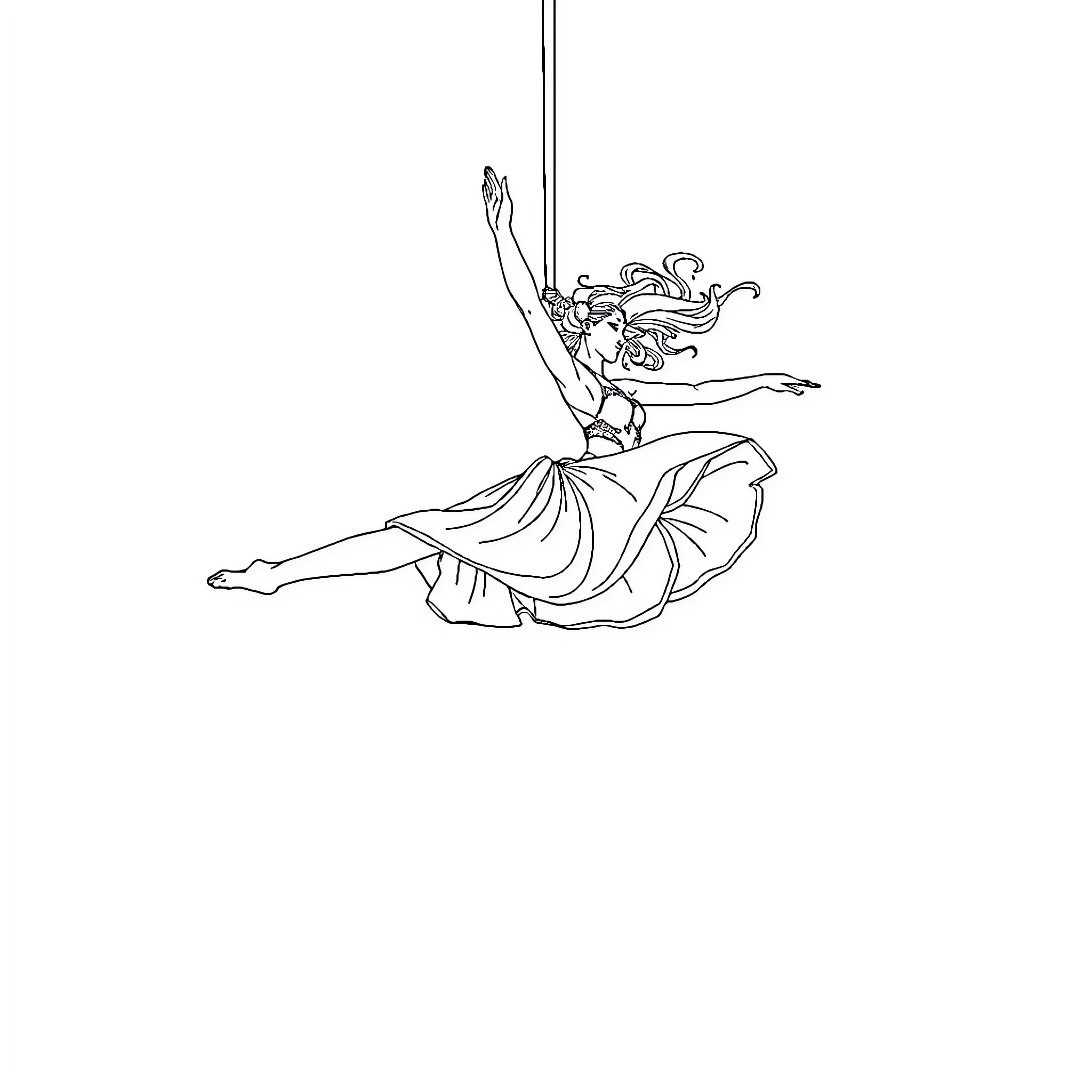 Best Aerialist Coloring Pages (Free Printable PDF)