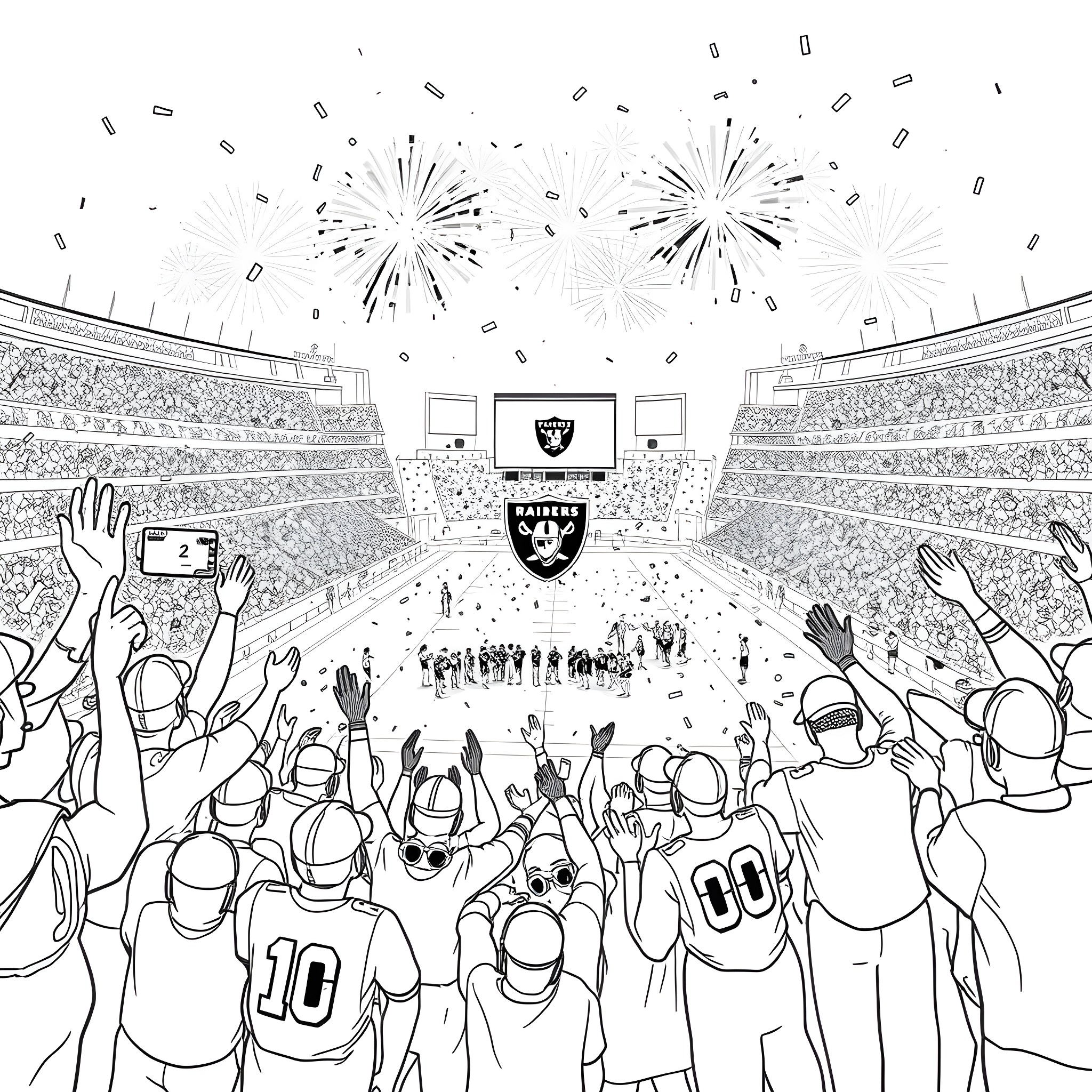 Best Las Vegas Raiders Coloring Pages (Free Printable PDF)
