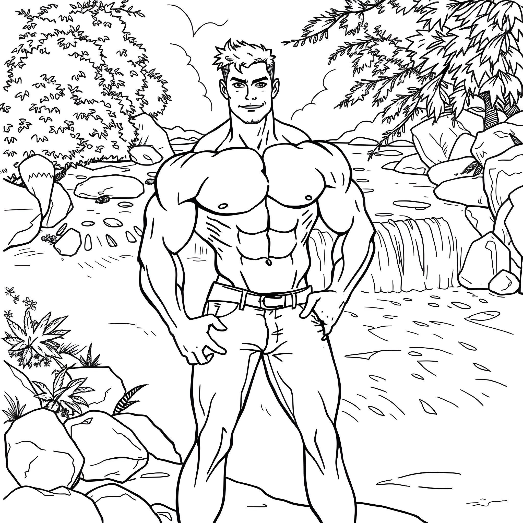 Best Dude Coloring Pages (Free Printable PDF)