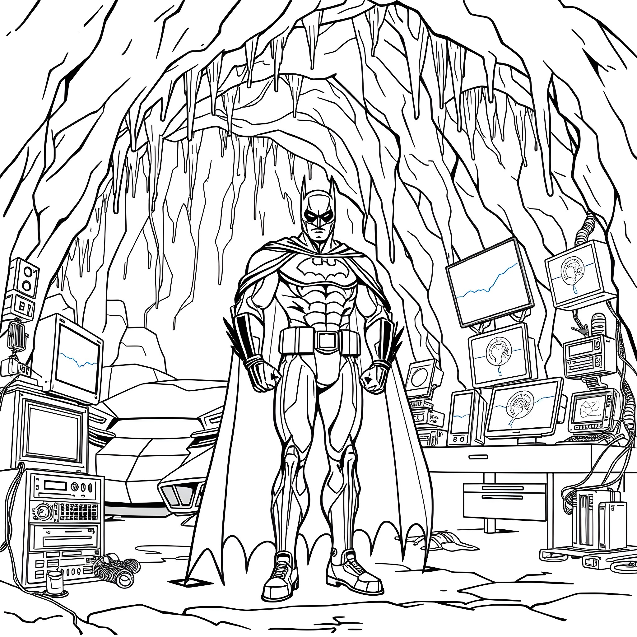 158 Best Batman Coloring Pages (Free Printable PDFs)