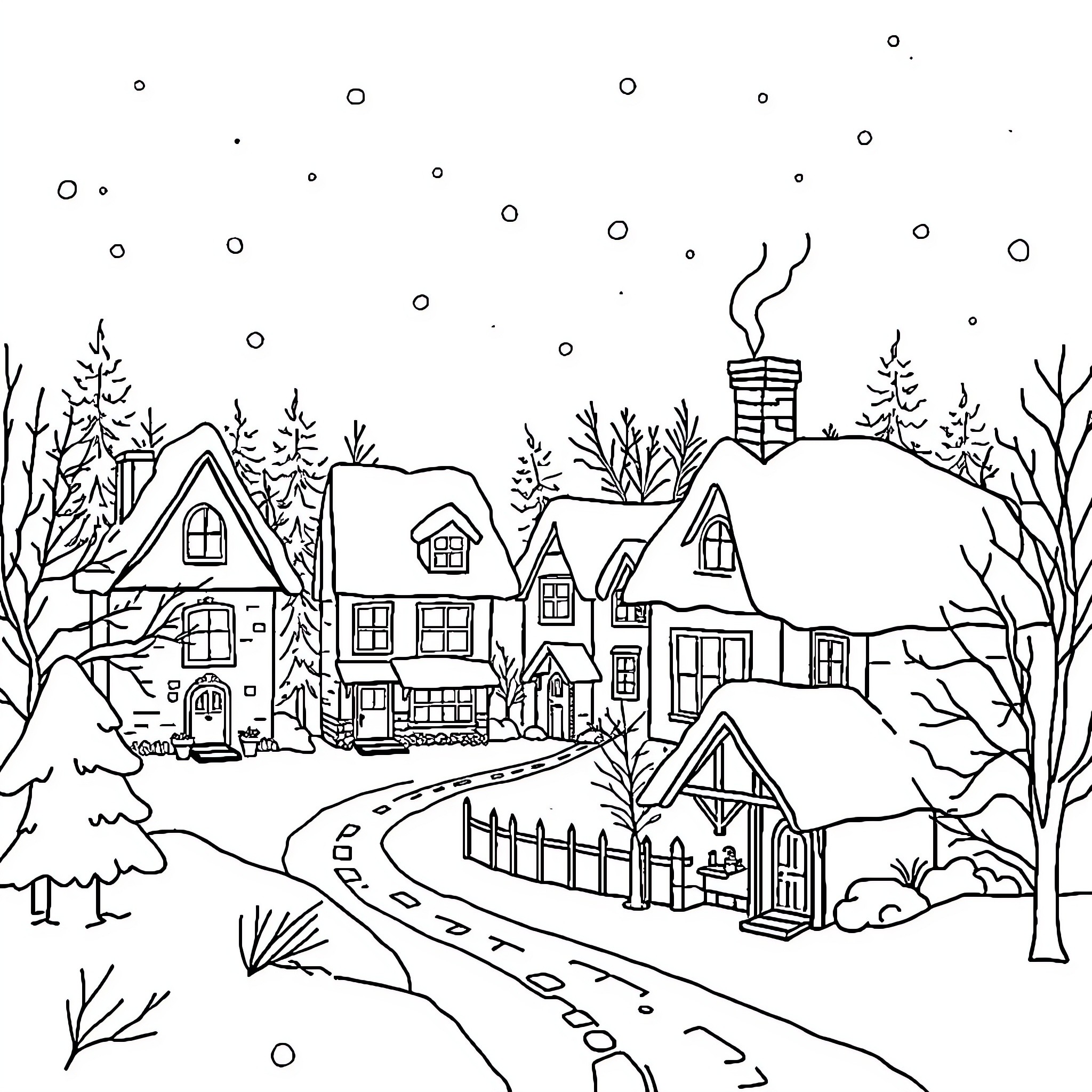 Best Village Coloring Pages (Free Printable PDF)