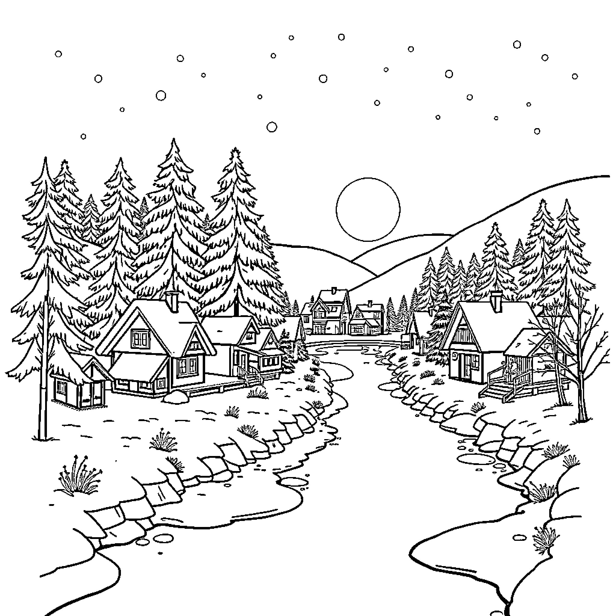 Best Village Coloring Pages (Free Printable PDF)