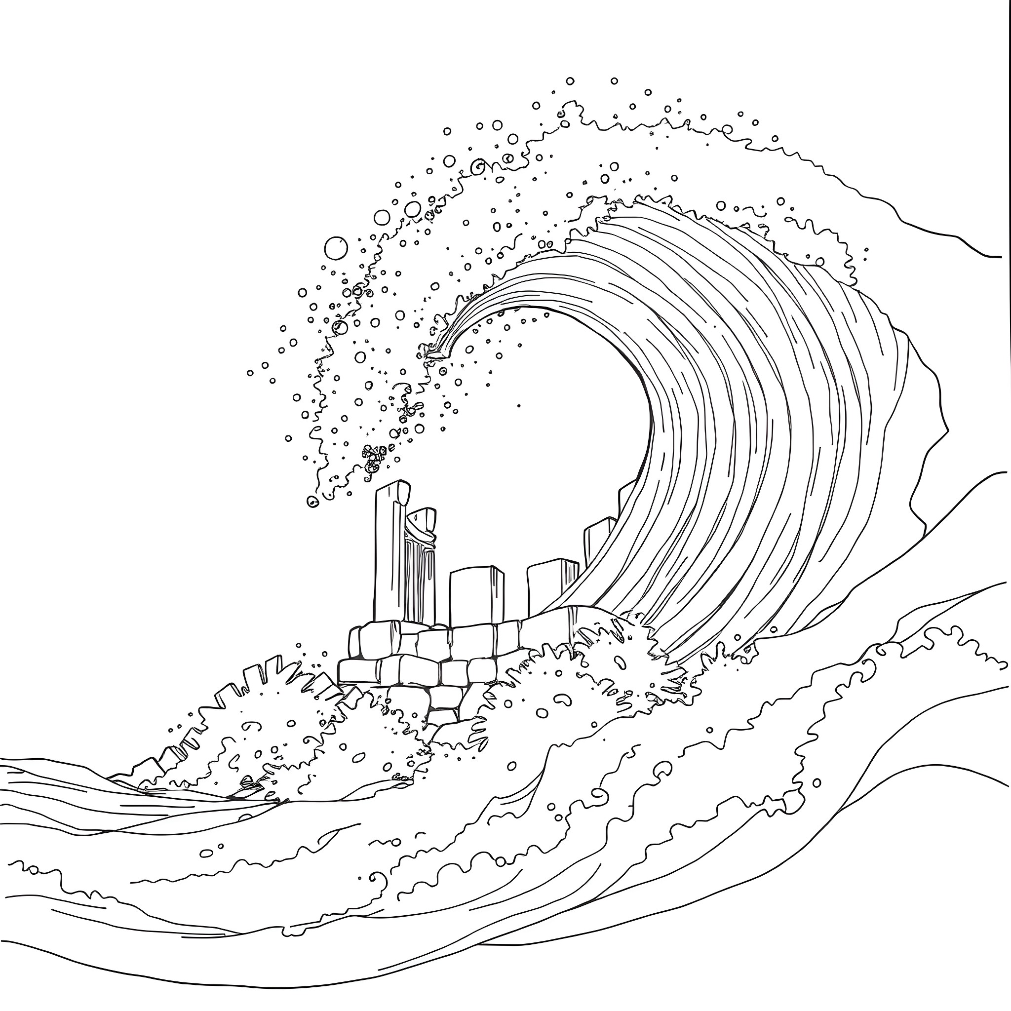 Best Wave Coloring Pages (Free Printable PDF)