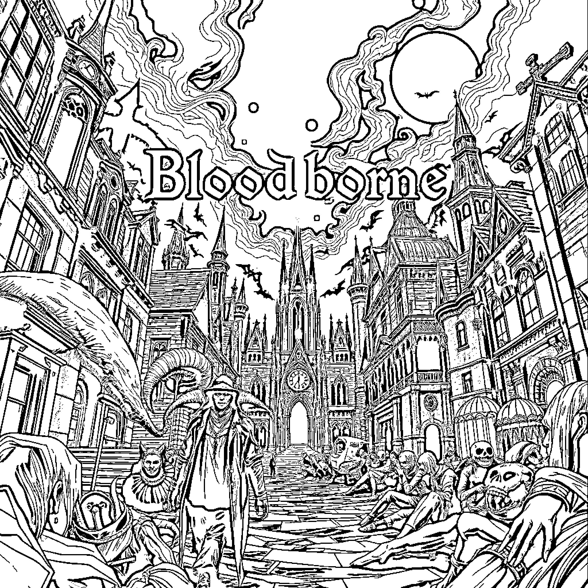 Best Bloodborne Coloring Pages (Free Printable PDF)