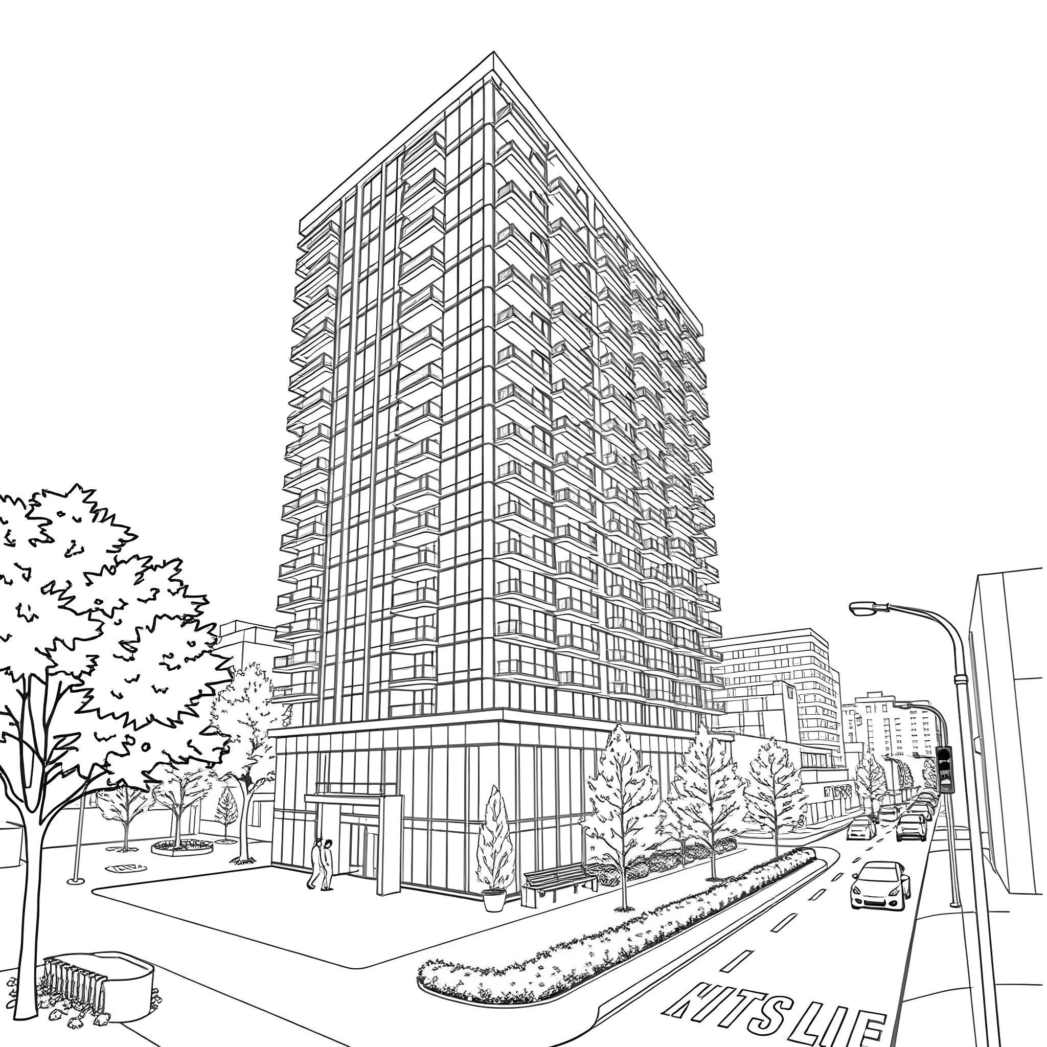 Best Apartment Coloring Pages (Free Printable PDF)