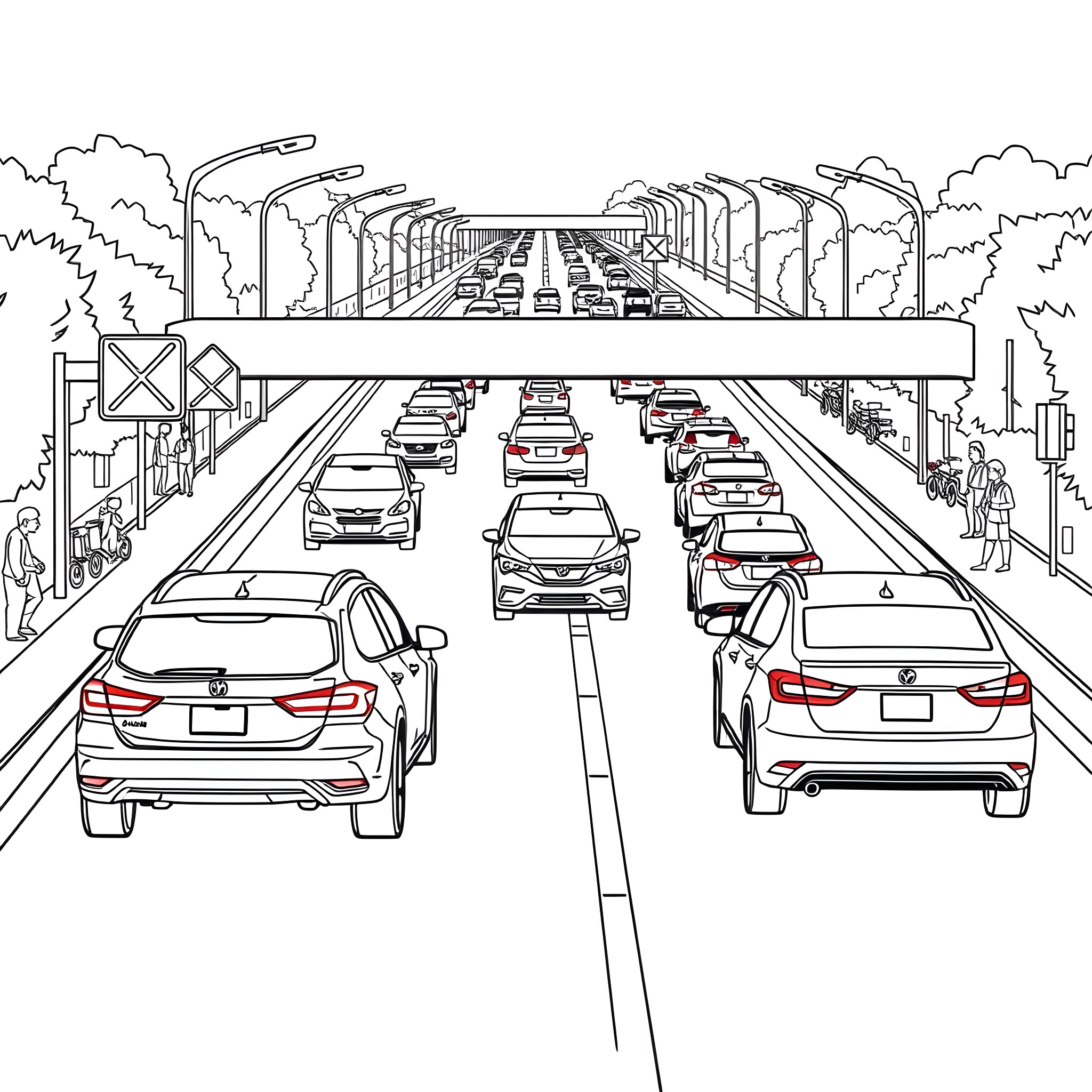 Best Exit Coloring Pages (Free Printable PDF)