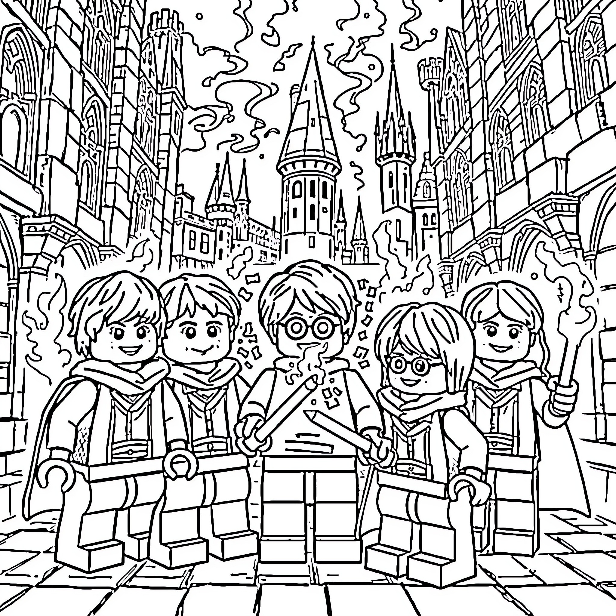 Best Lego Coloring Pages (Free Printable PDF)