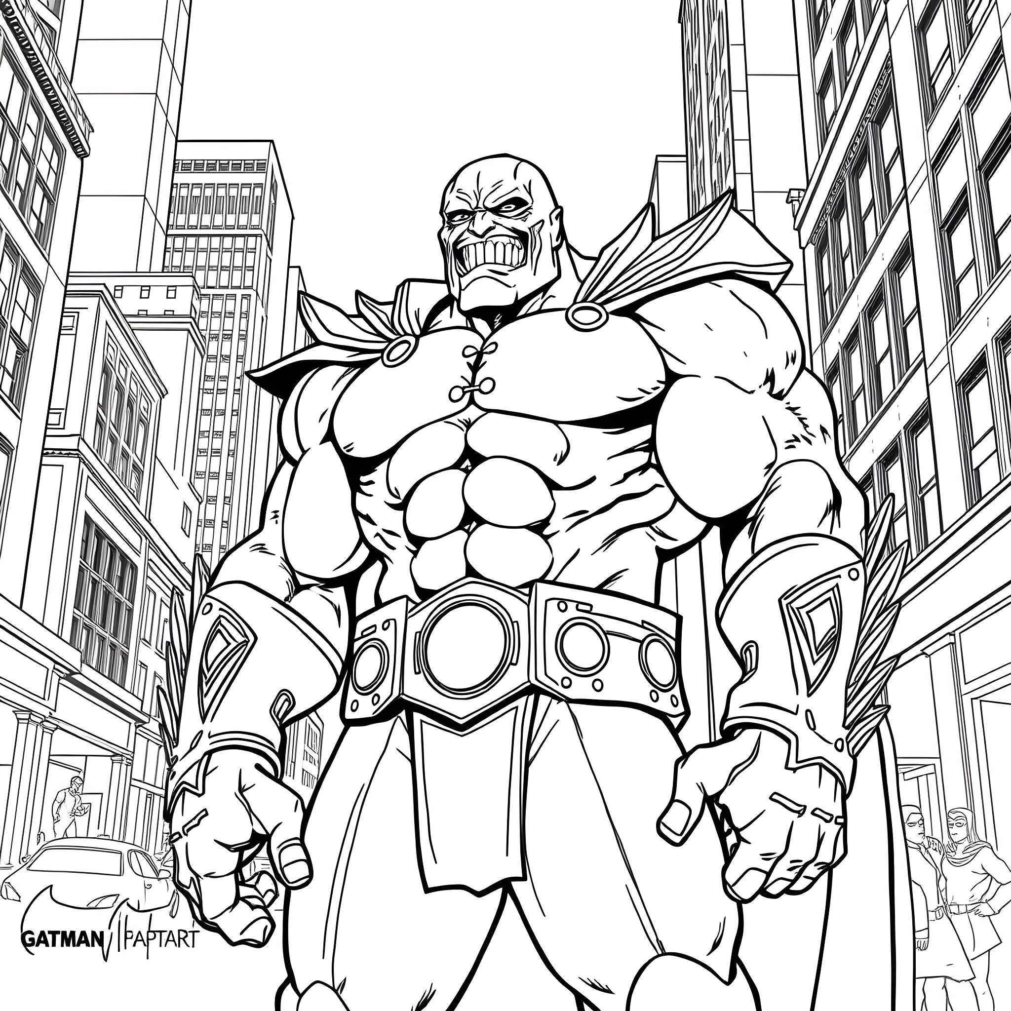 Best Bane Coloring Pages (Free Printable PDF)