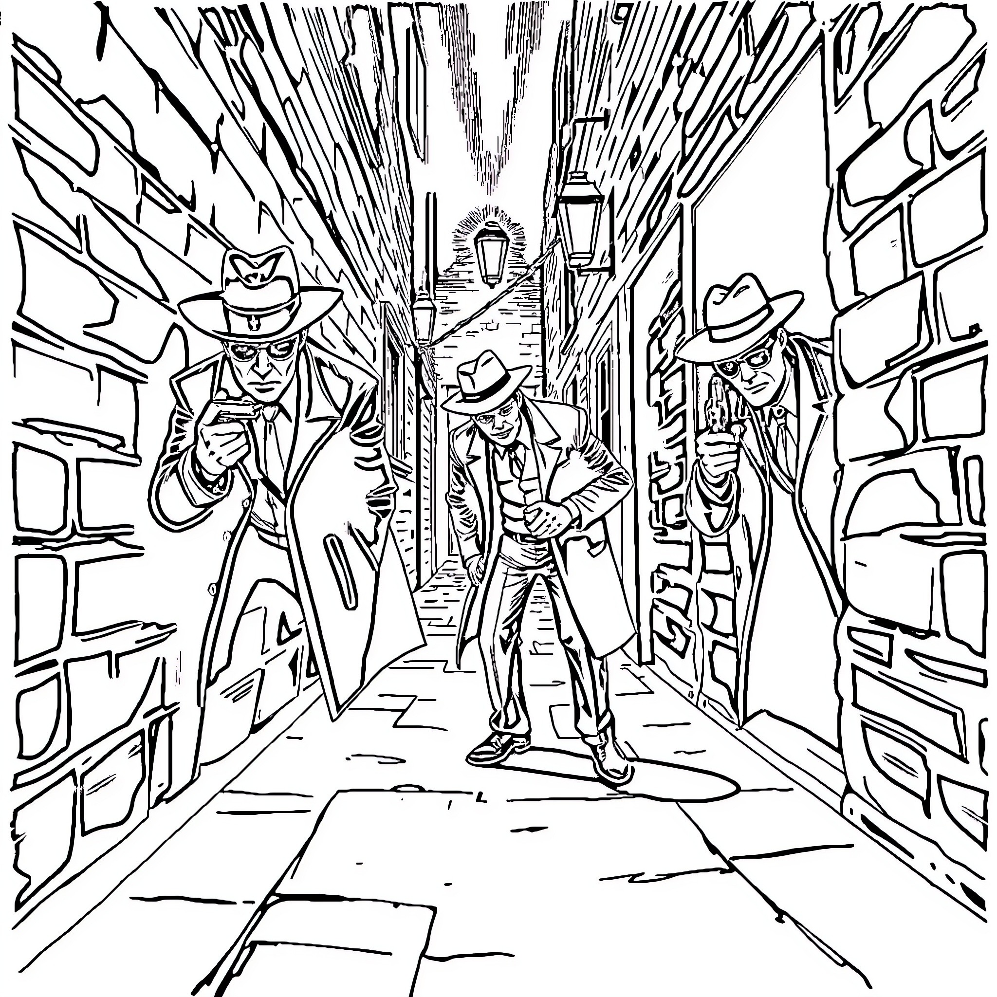 Best Gangster Coloring Pages (Free Printable PDF)