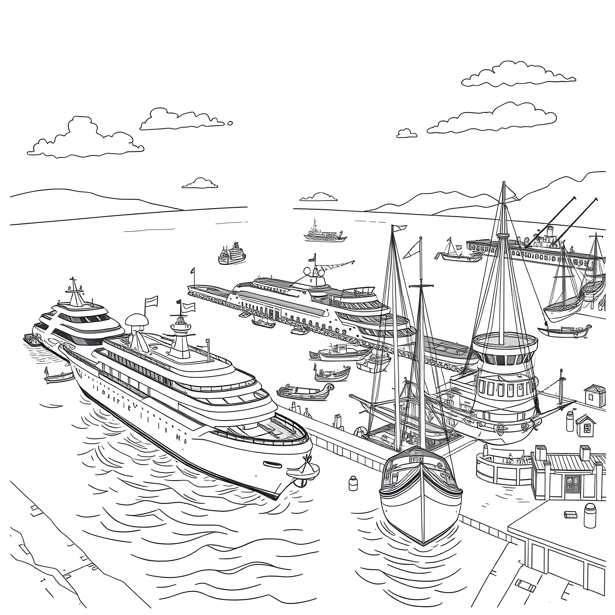 Best Ship Coloring Pages (Free Printable PDF)