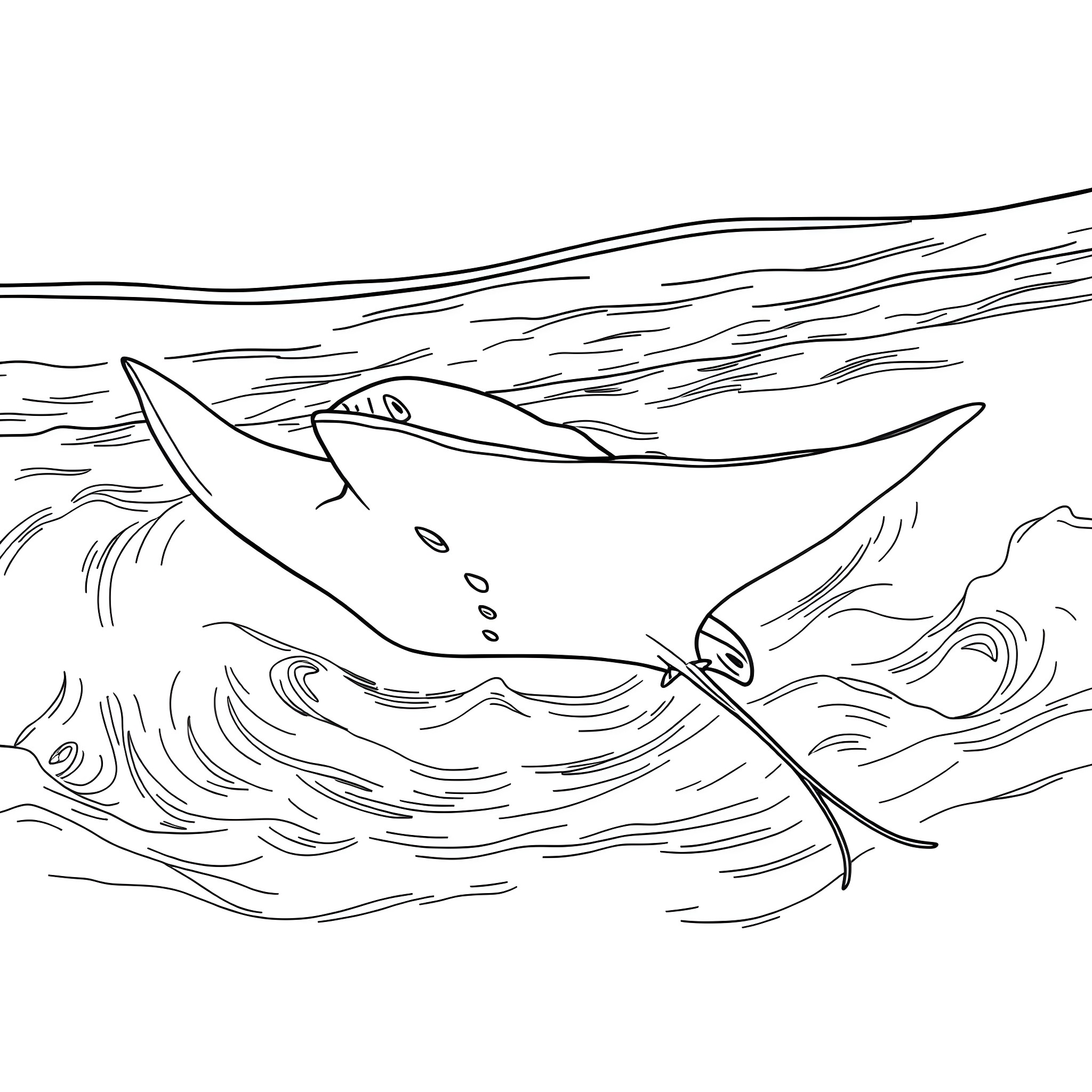 Best Manta Ray Coloring Pages (Free Printable PDF)