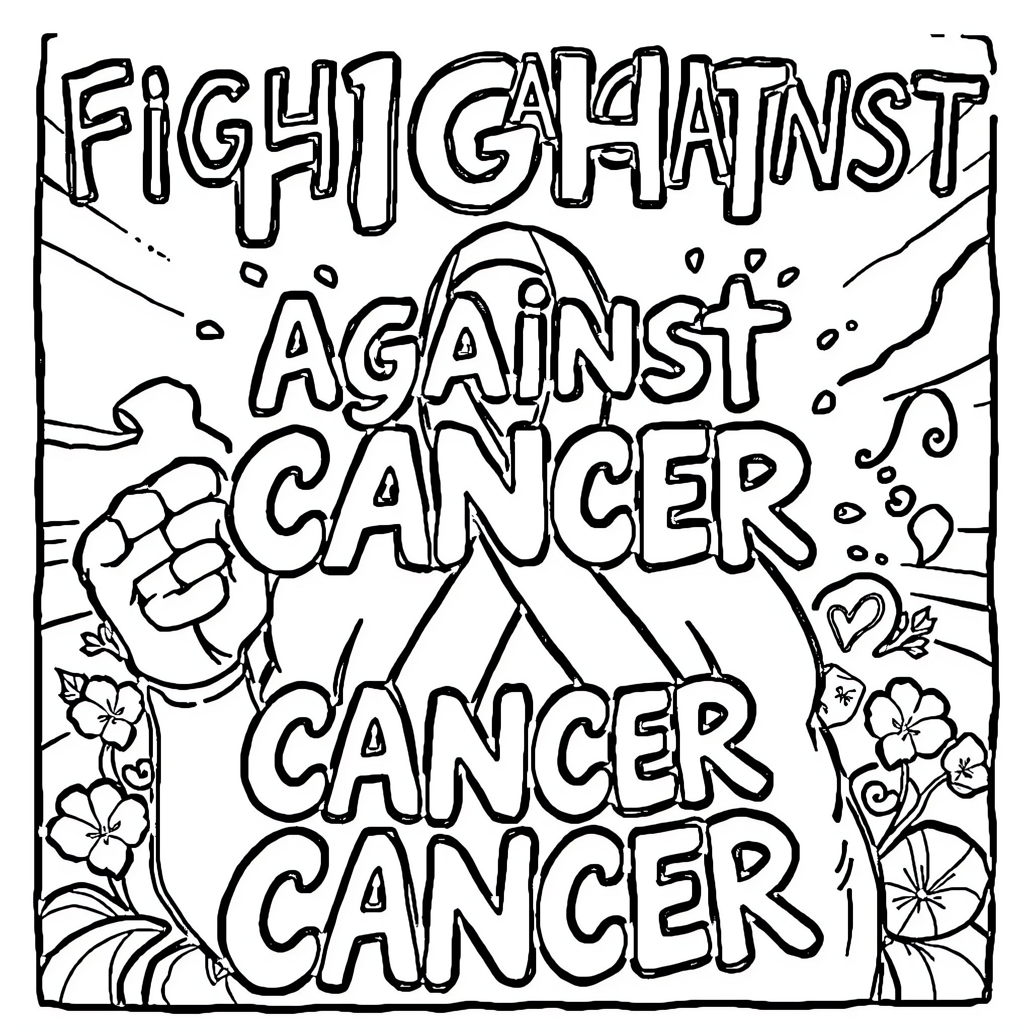 24 Best Cancer Coloring Pages (Free Printable PDFs)