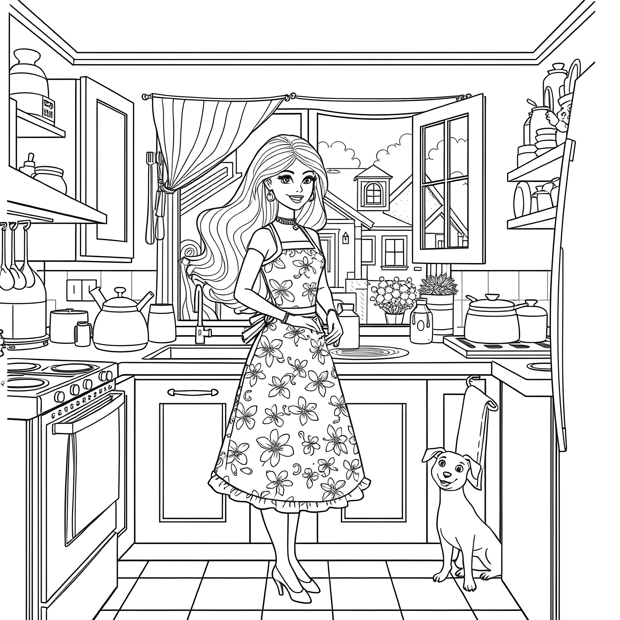 Best Barbie Coloring Pages (Free Printable PDF)