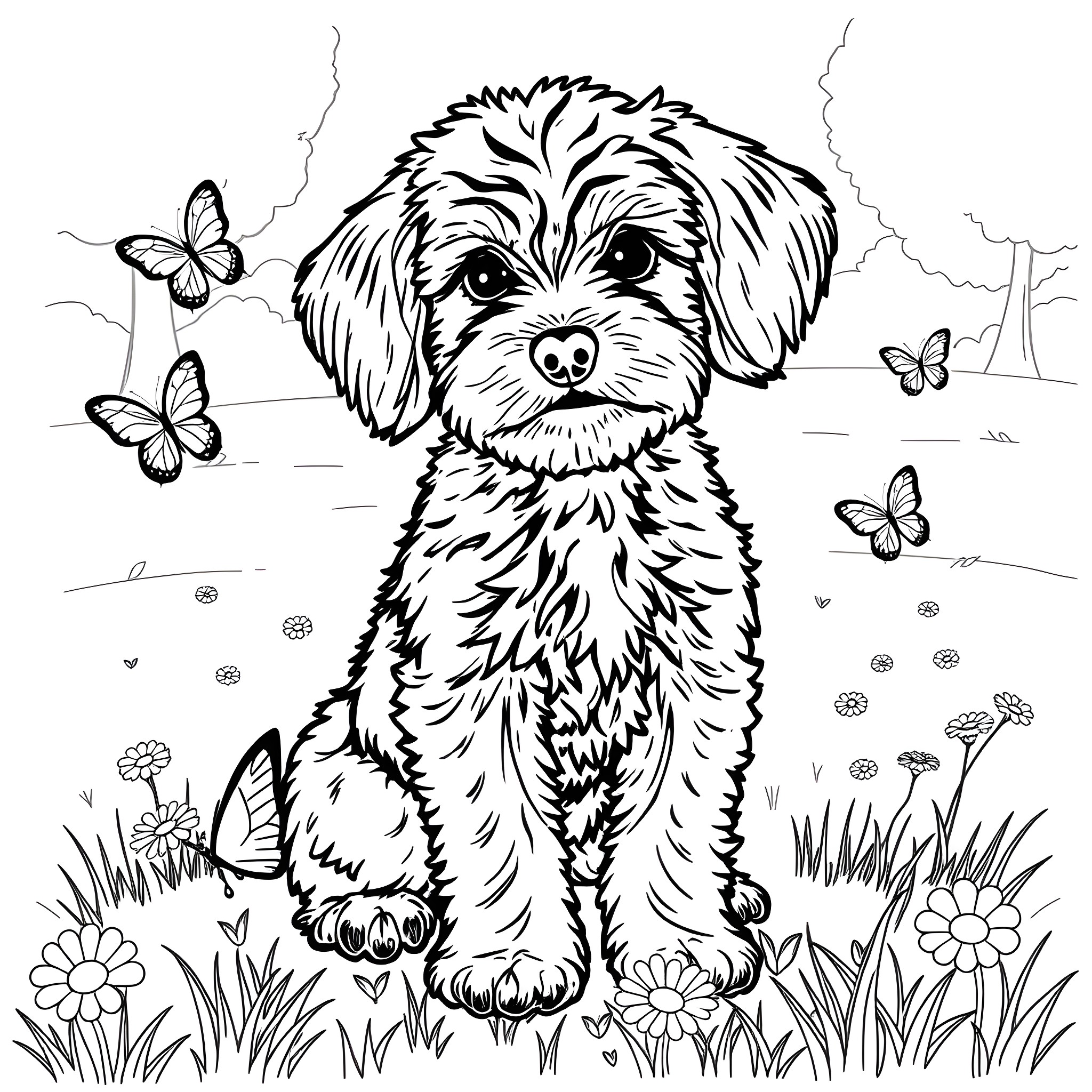 Best Cockapoo Coloring Pages (Free Printable PDF)