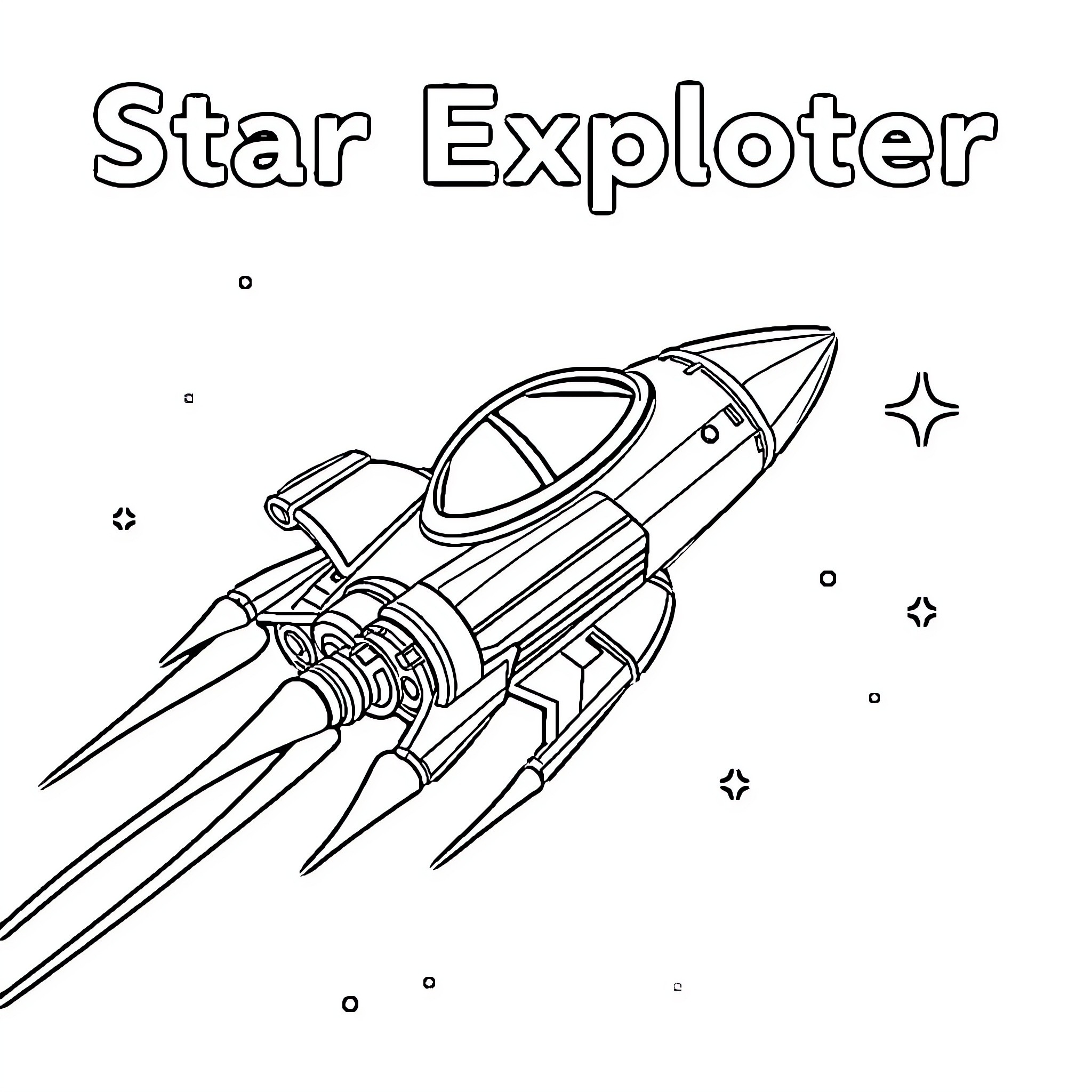 Best Spaceship Coloring Pages (Free Printable PDF)