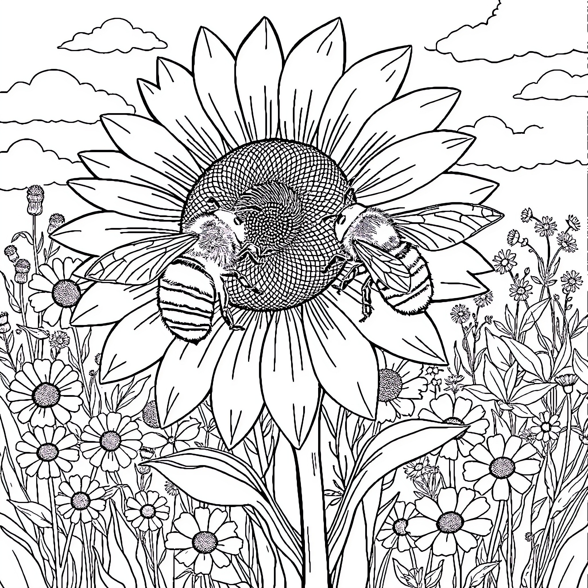 185 Best Bee Coloring Pages (Free Printable PDFs)