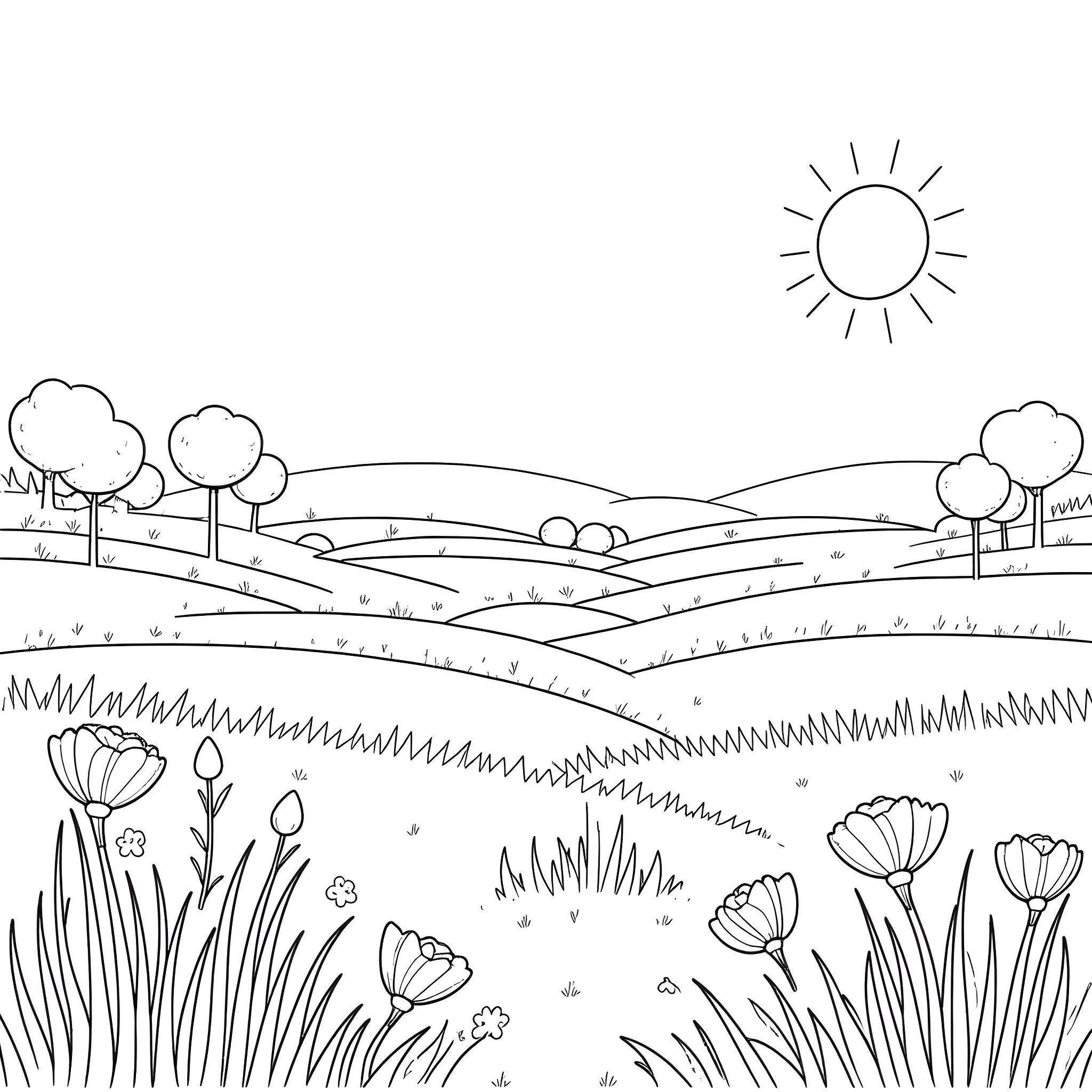 Best Prairie Coloring Pages (Free Printable PDF)