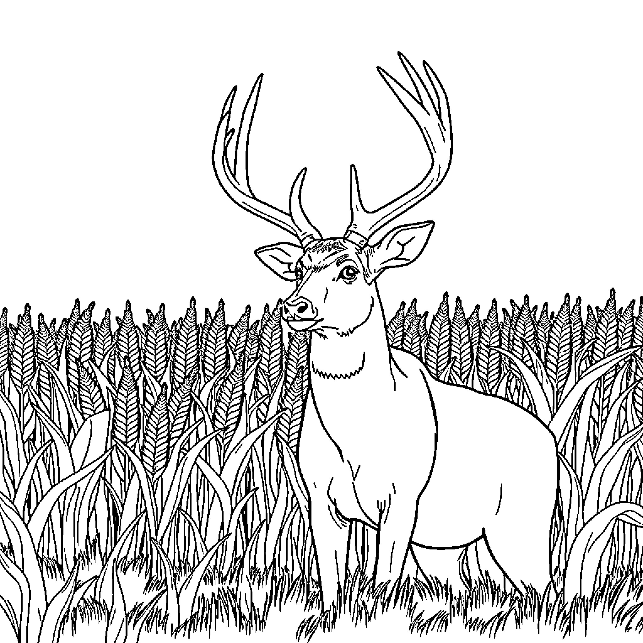Best Buck Coloring Pages (Free Printable PDF)