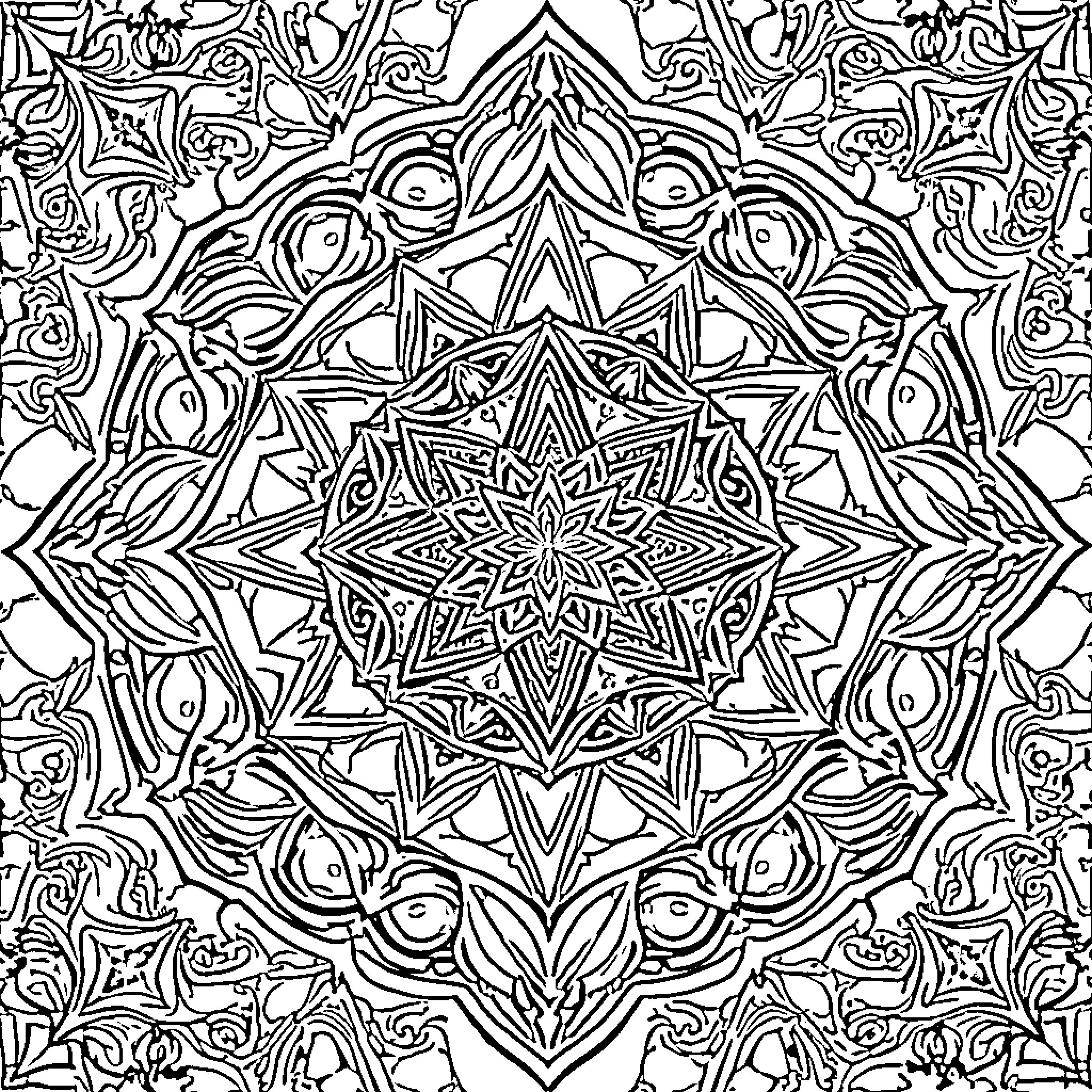 Best Sacred Geometry Coloring Pages (Free Printable PDF)
