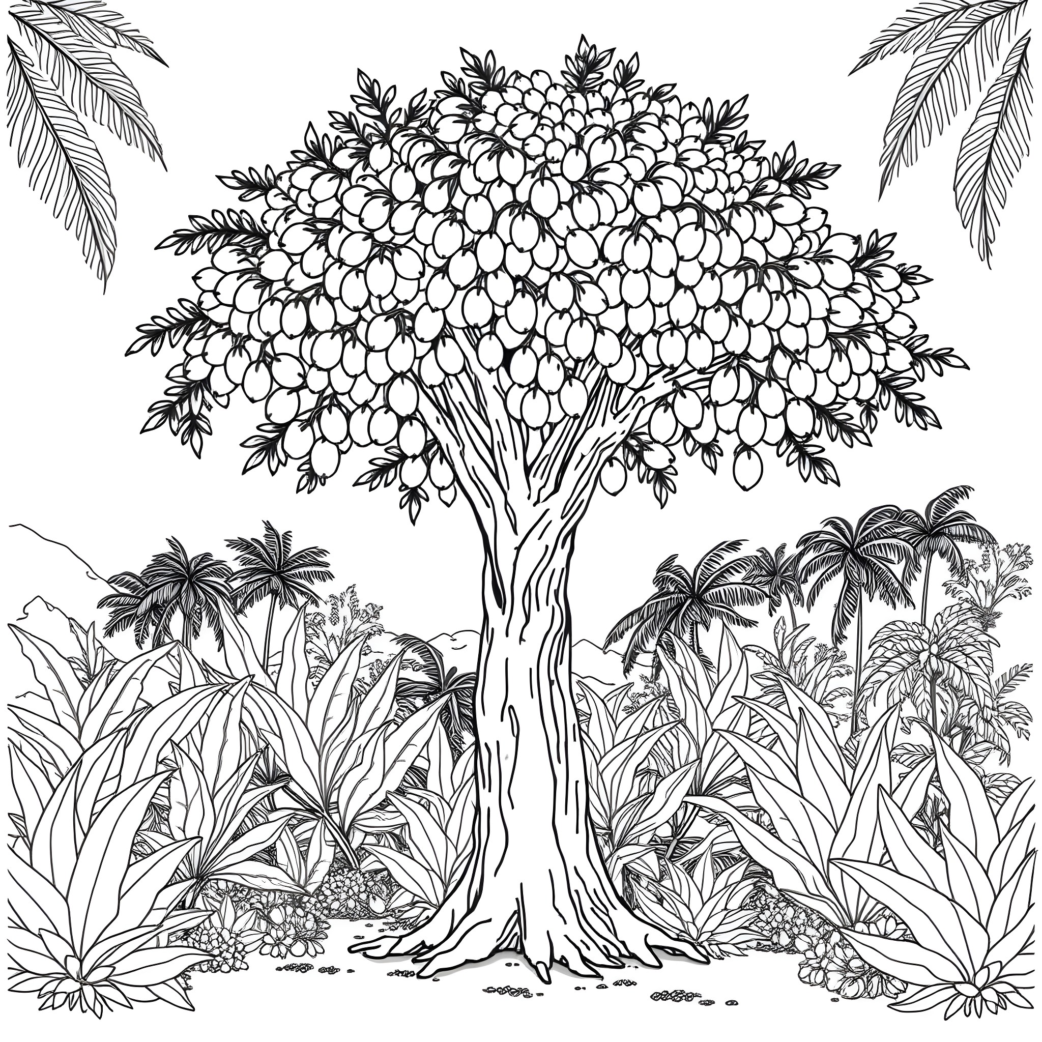 Best Açaí Fruit Coloring Pages (Free Printable PDF)