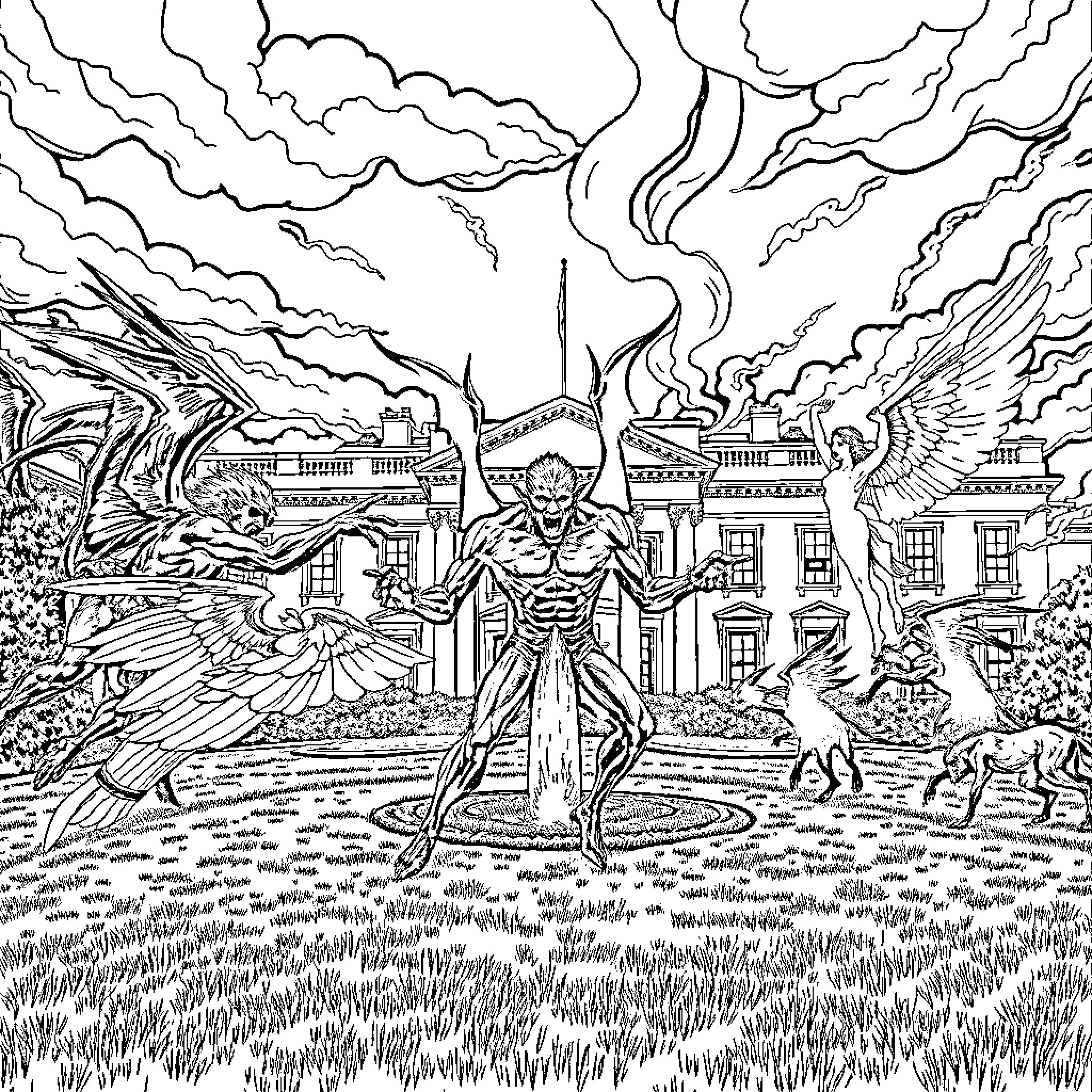 Best Demon Coloring Pages (Free Printable PDF)