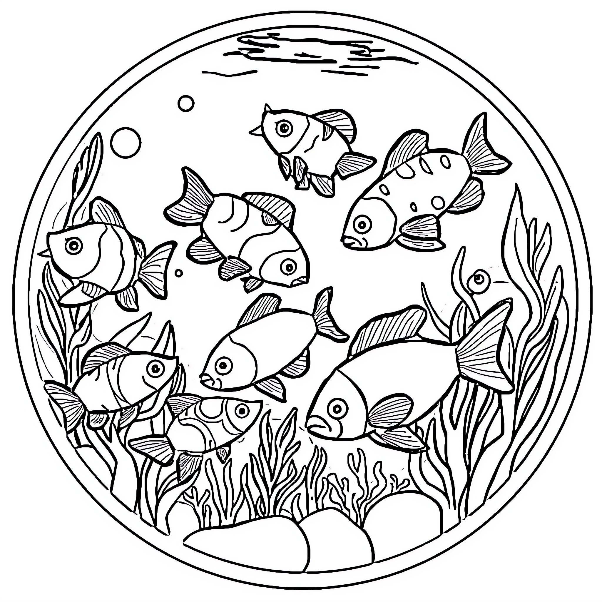 Best Fish Coloring Pages (Free Printable PDF)