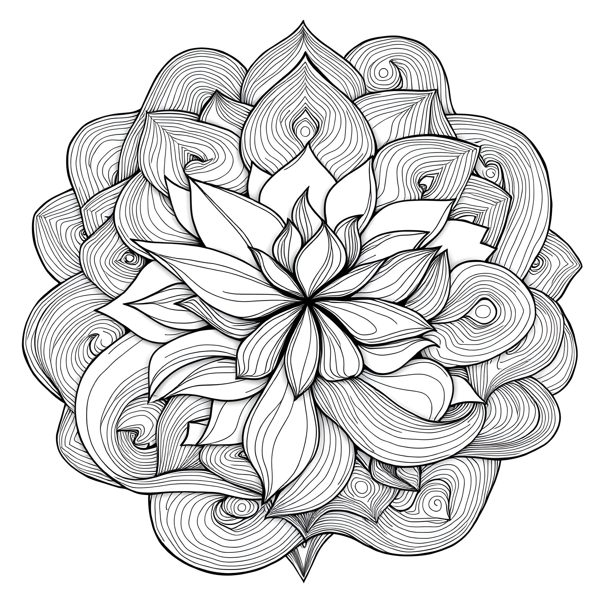 Best Abstract Design Coloring Pages (Free Printable PDF)