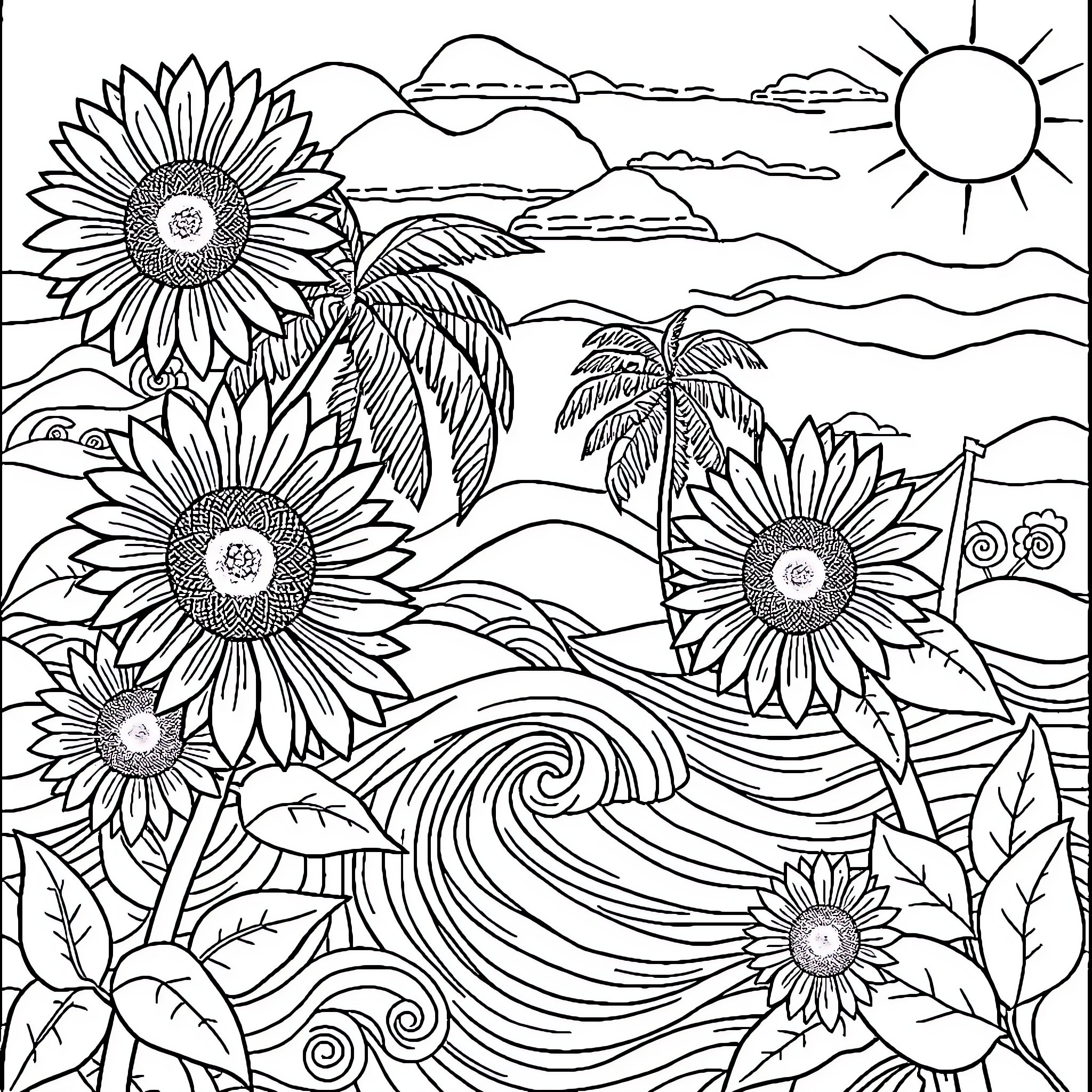 Best Summer Coloring Pages (Free Printable PDF)