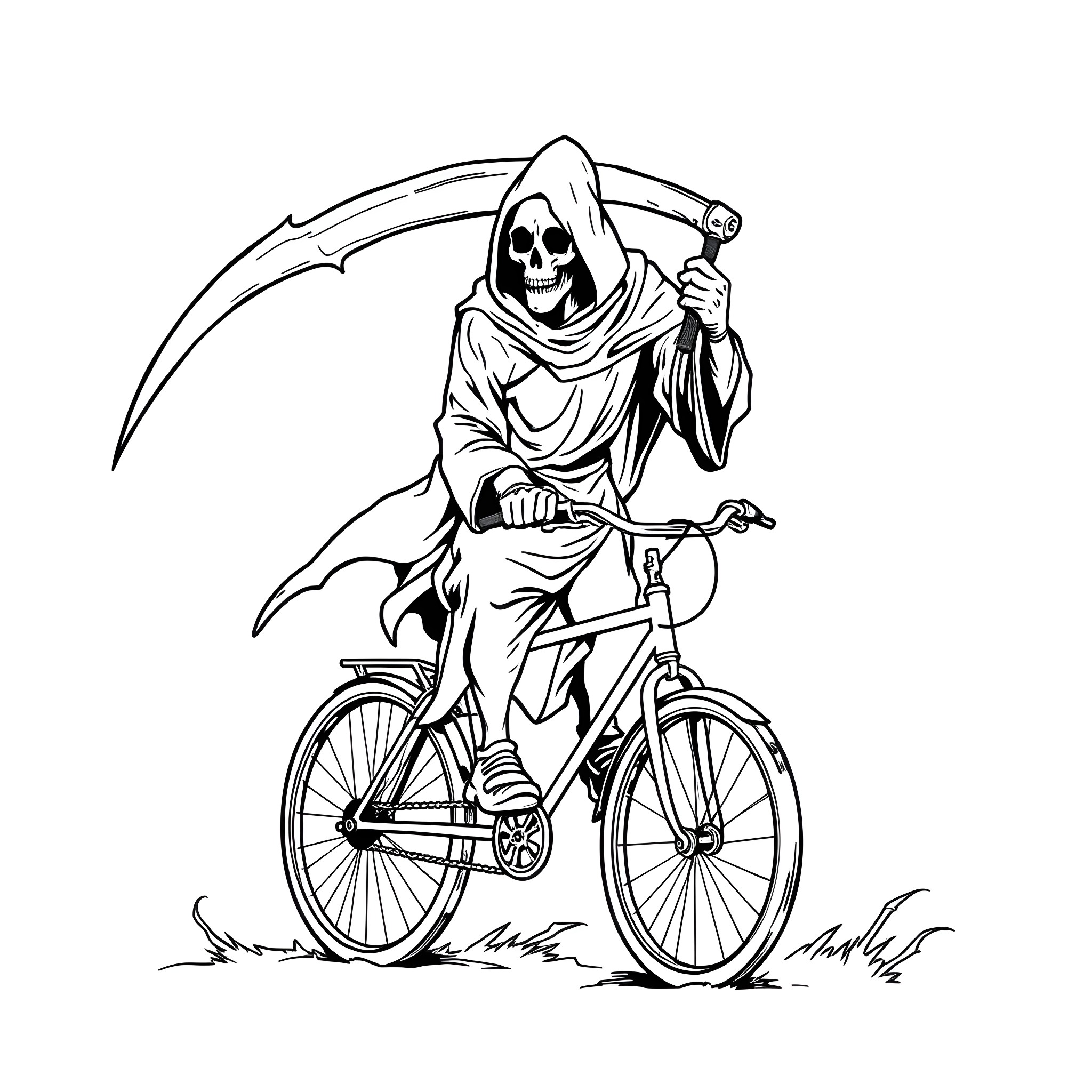 Best Grim Reaper Coloring Pages (Free Printable PDF)
