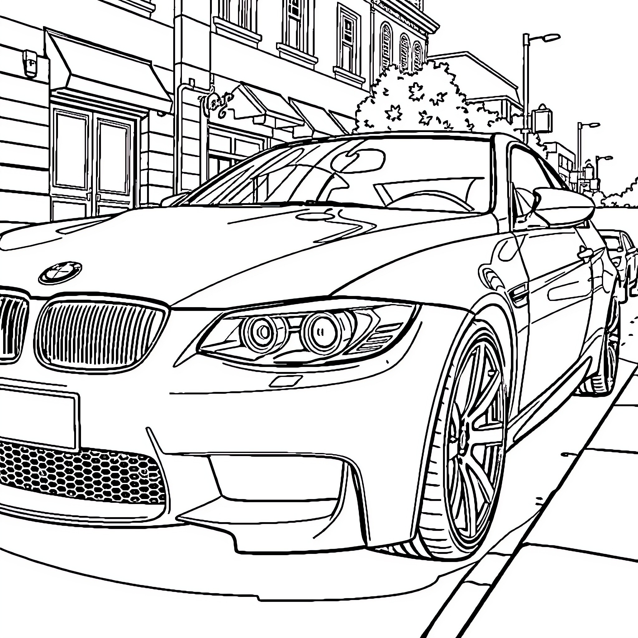 Best BMW M3 Coloring Pages (Free Printable PDF)