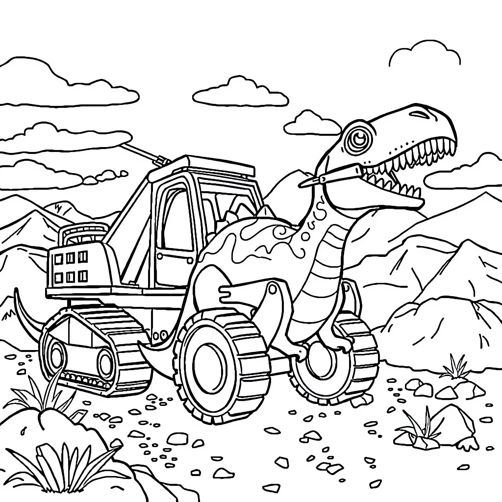 Best Digger Coloring Pages (Free Printable PDF)