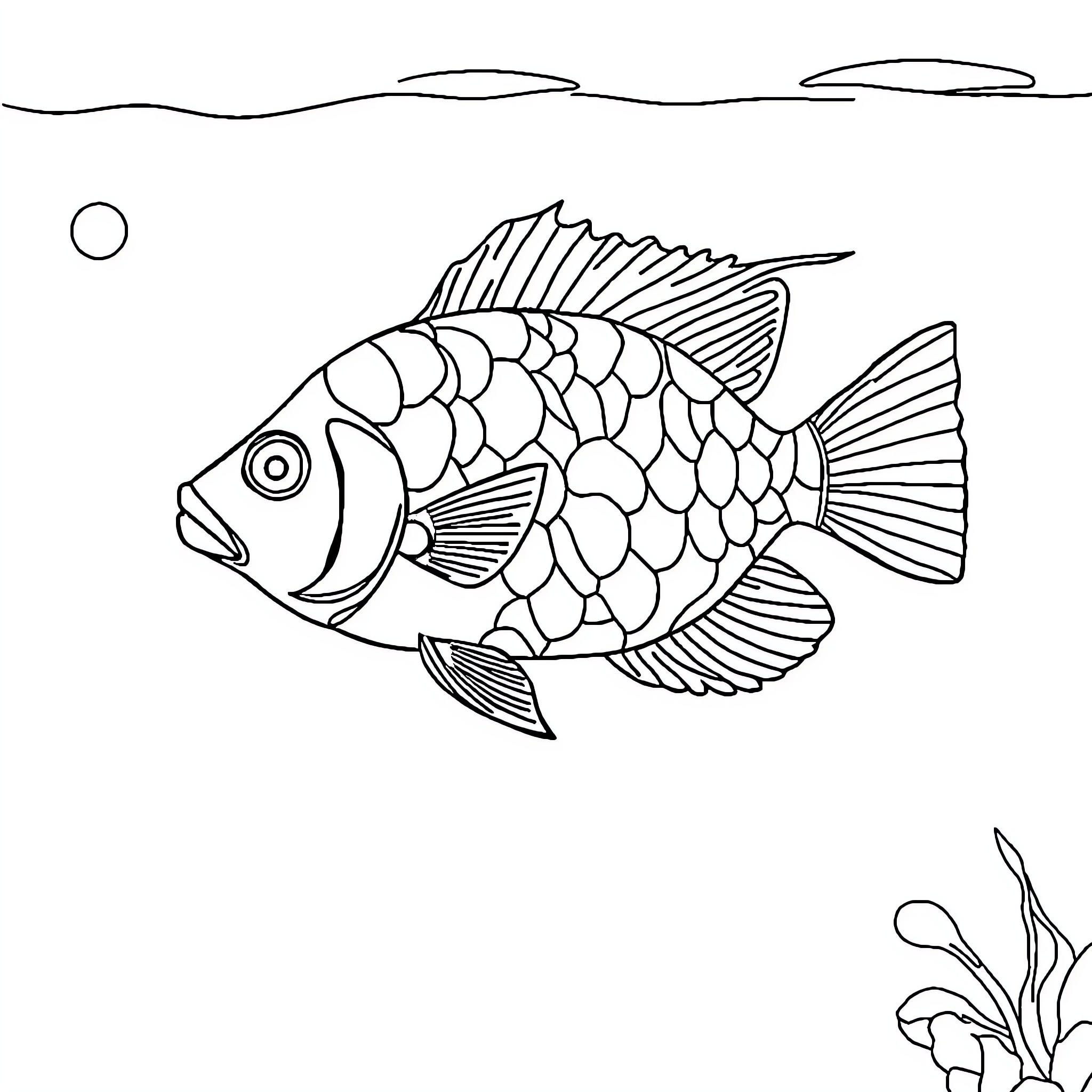 Best Fish Coloring Pages (Free Printable PDF)