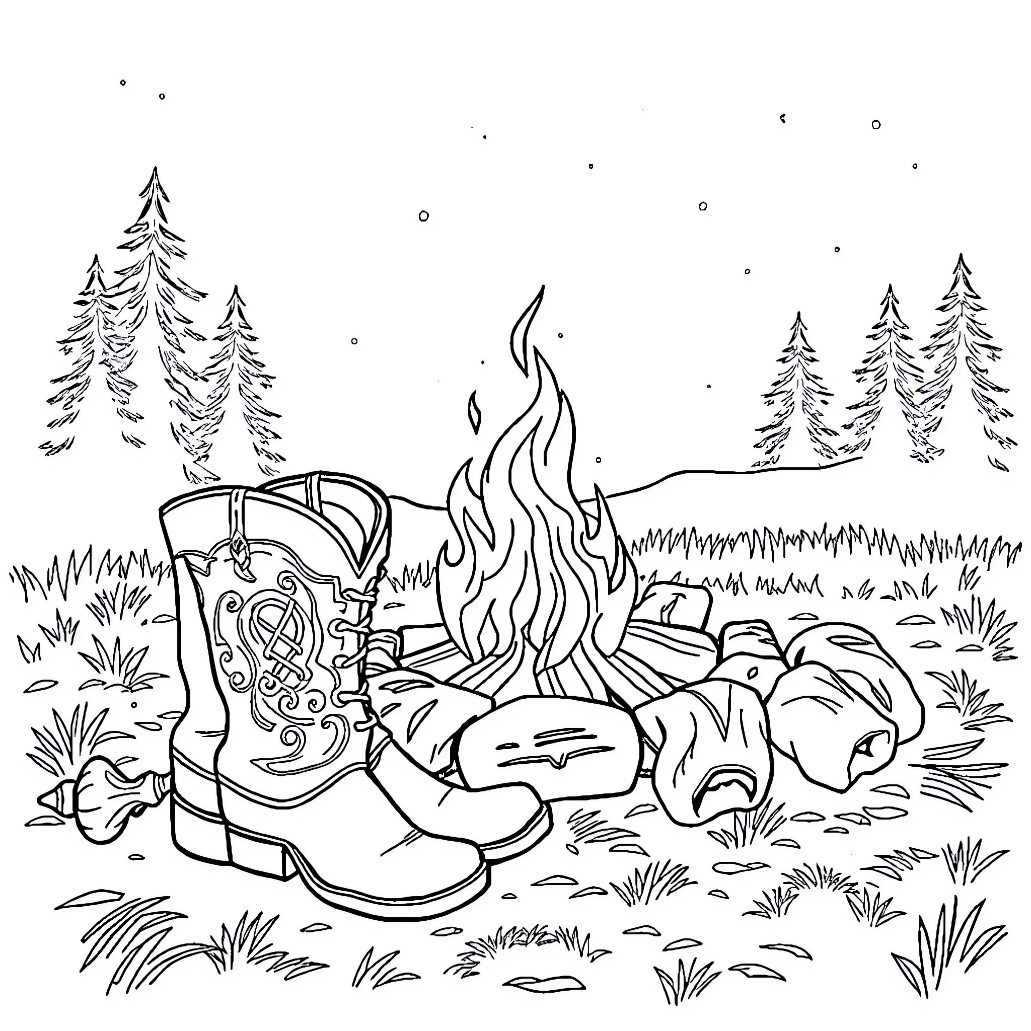 2 Best Cowboy Boots Coloring Pages (Free Printable PDFs)