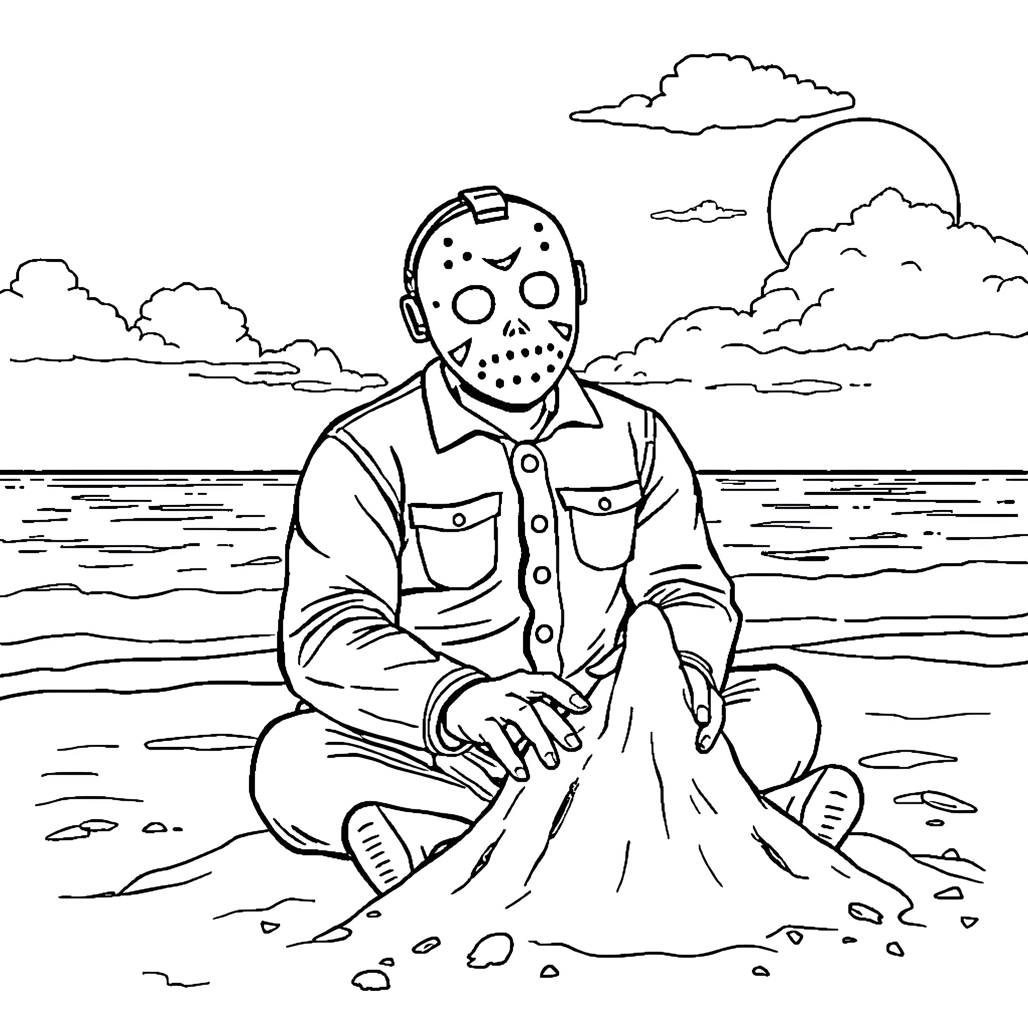 Best Jason Voorhees Coloring Pages (Free Printable PDF)