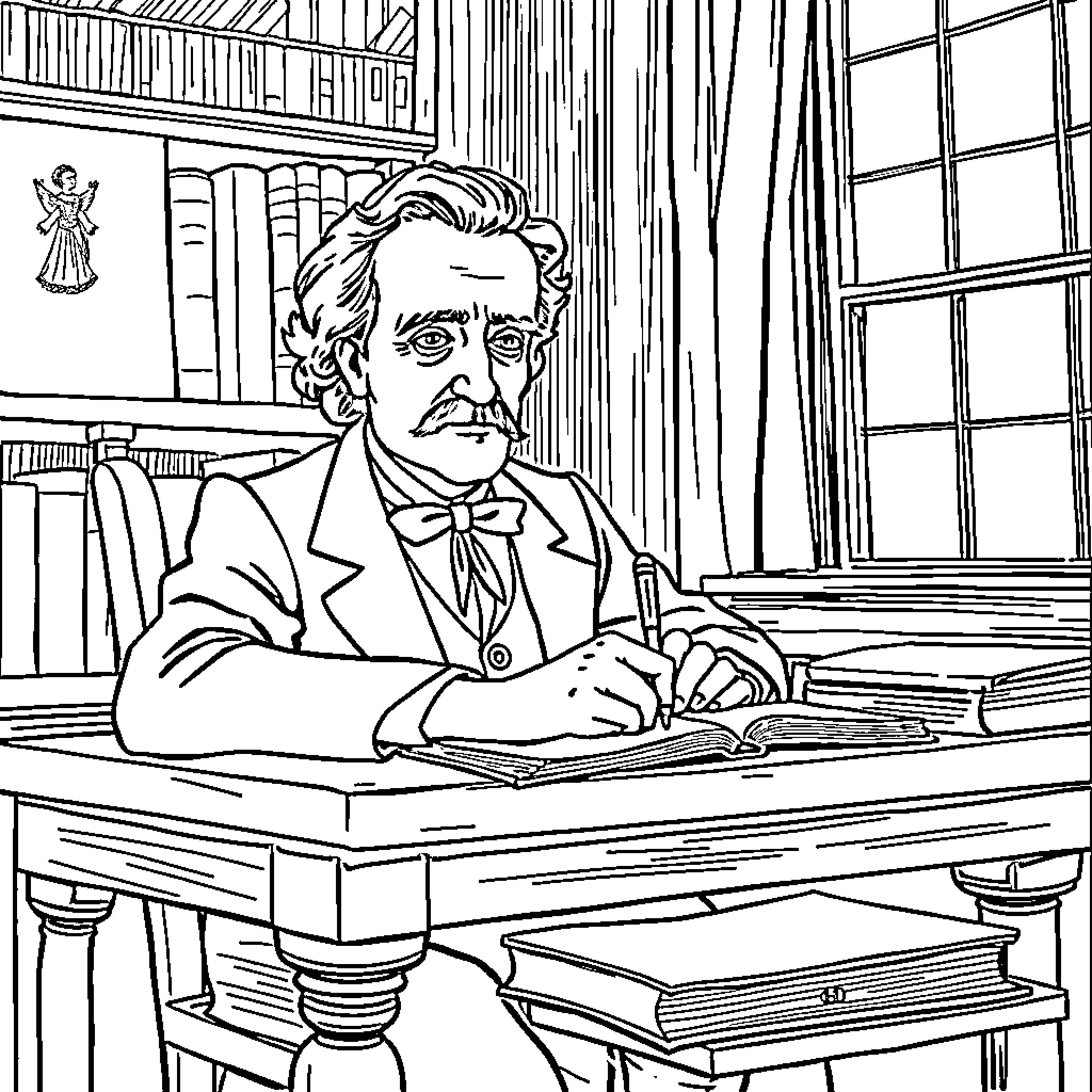 Best Homer D. Poe Coloring Pages (Free Printable PDF)