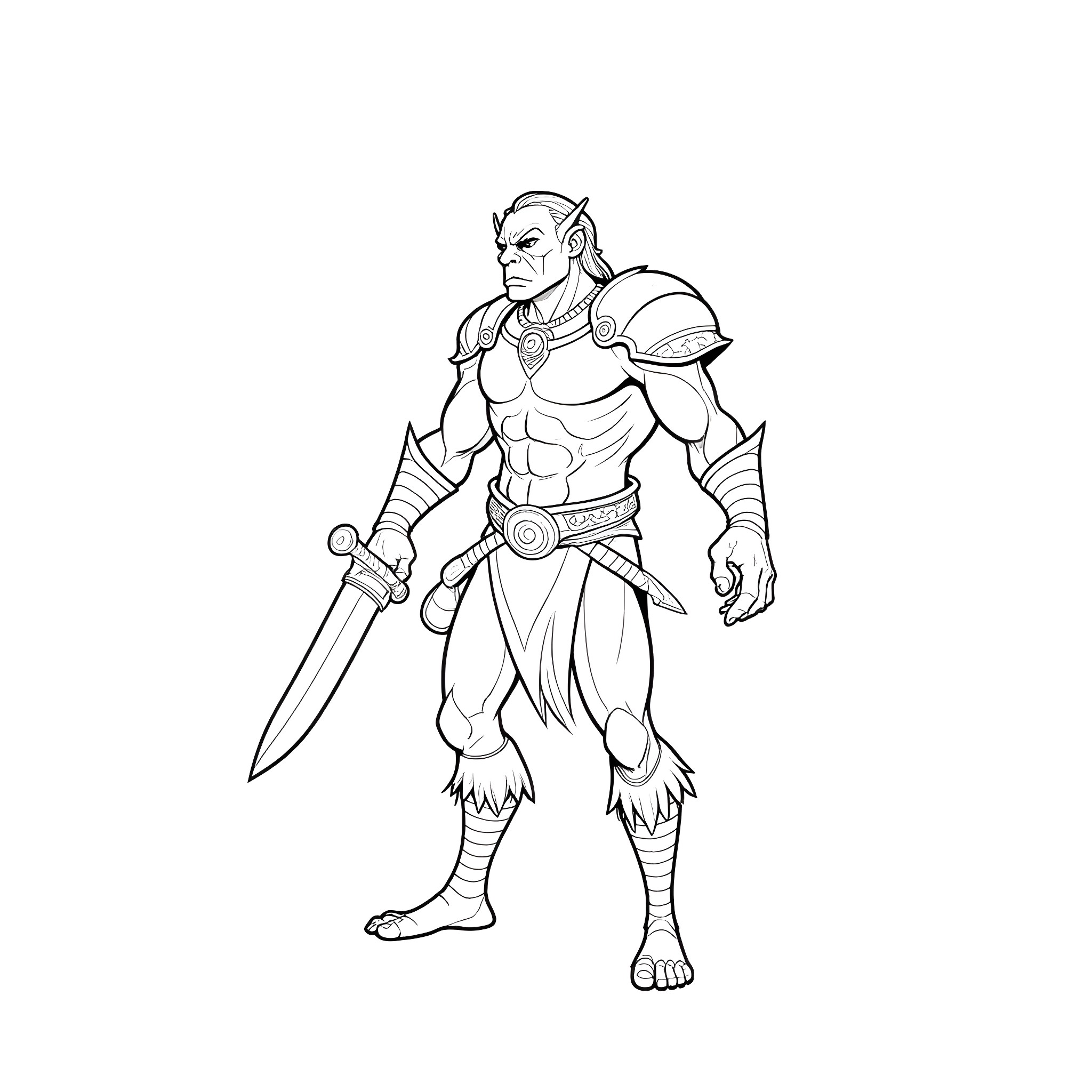 Best Orc Coloring Pages (Free Printable PDF)