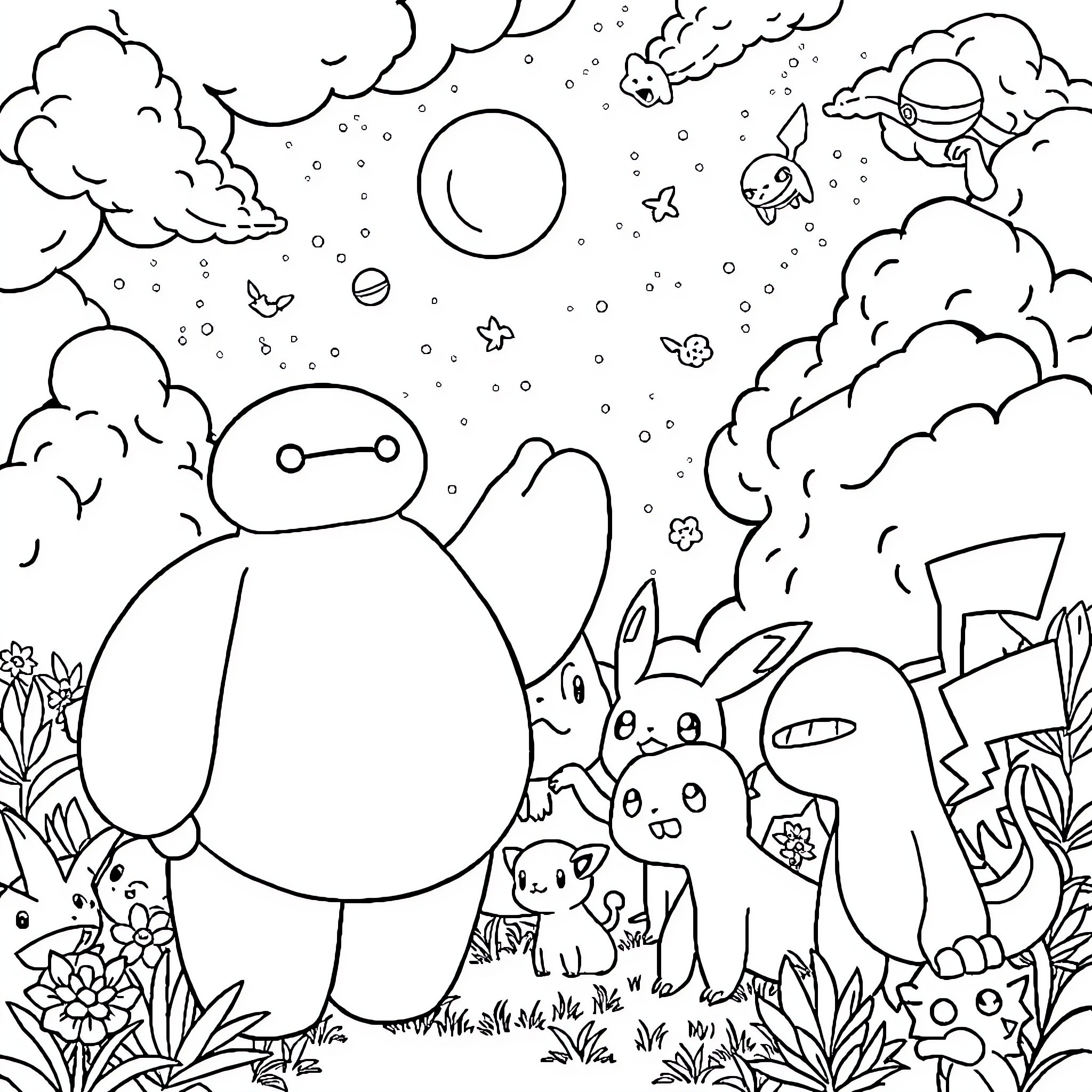 Best Baymax Coloring Pages (Free Printable PDF)