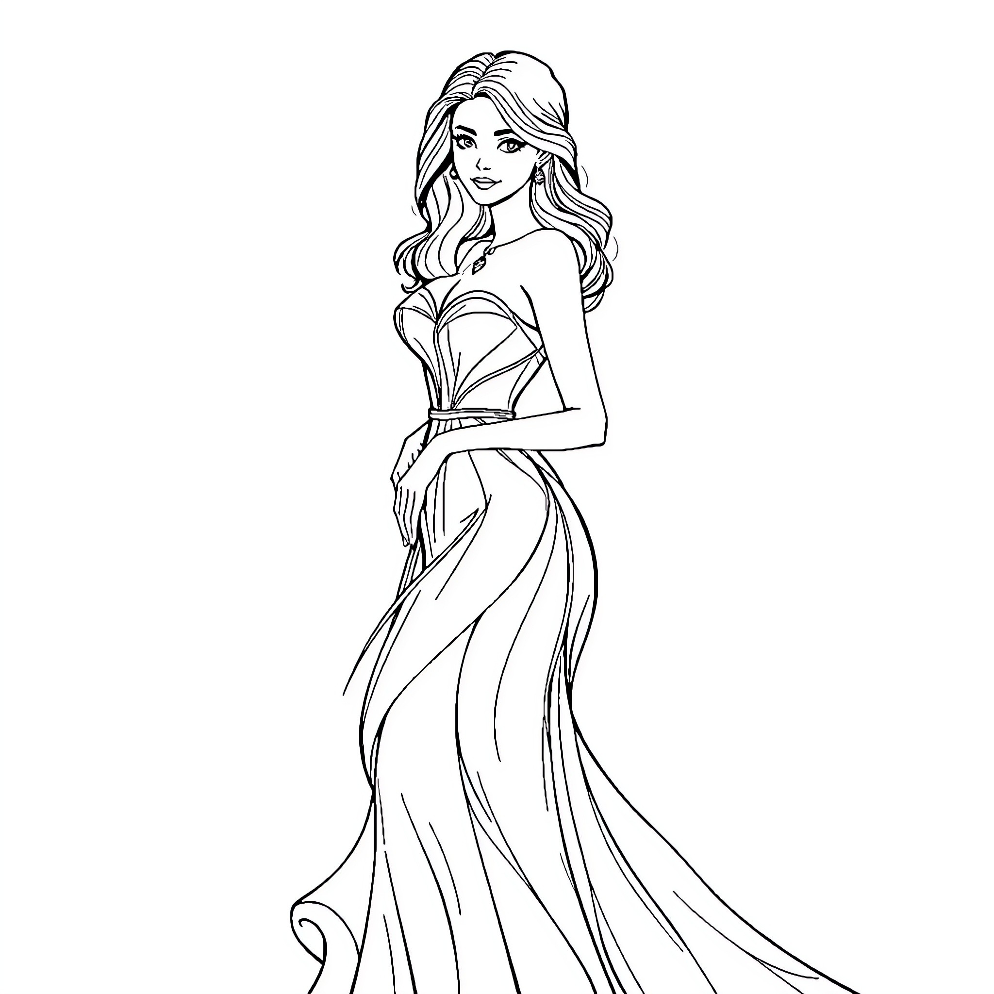 233 Best Lady Coloring Pages (Free Printable PDFs)
