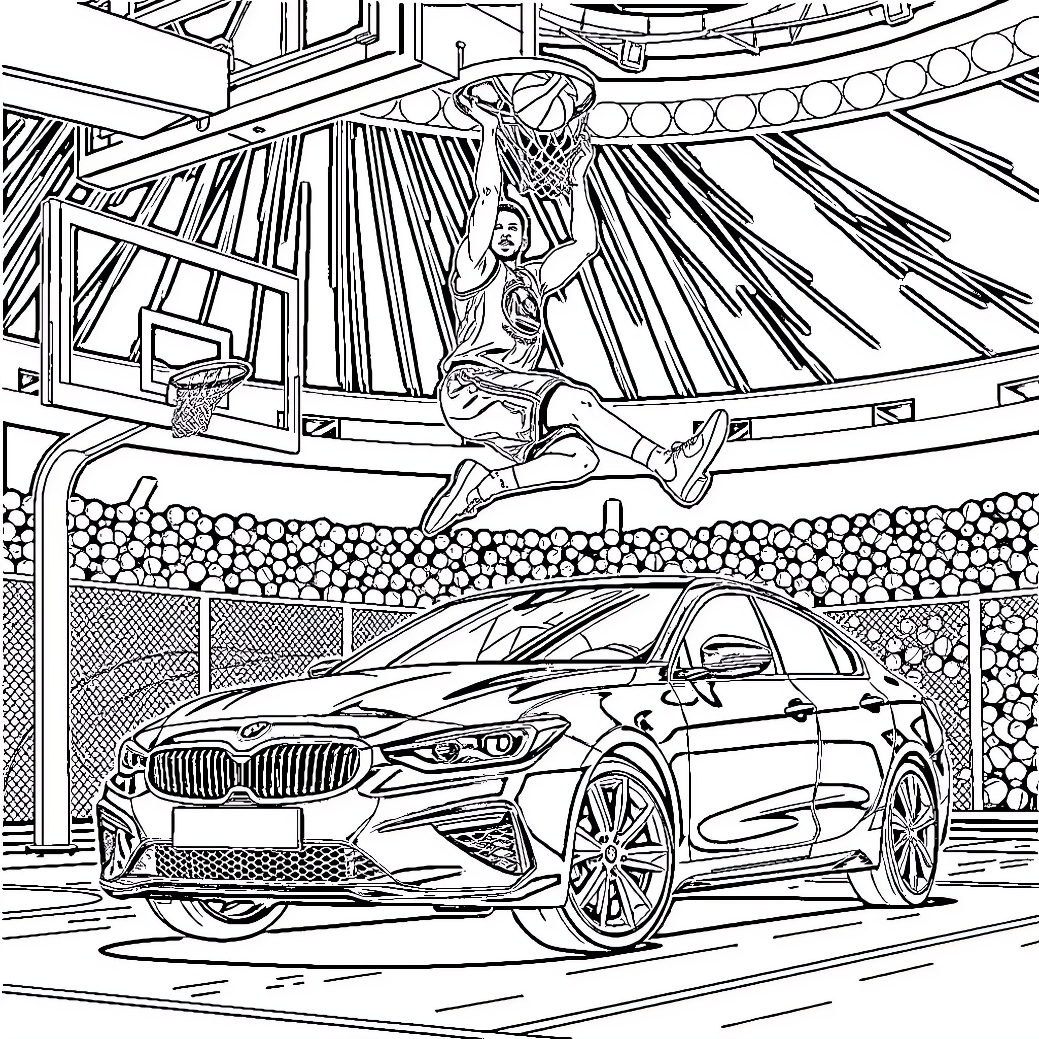 9 Best Steph Curry Coloring Pages (Free Printable PDFs)