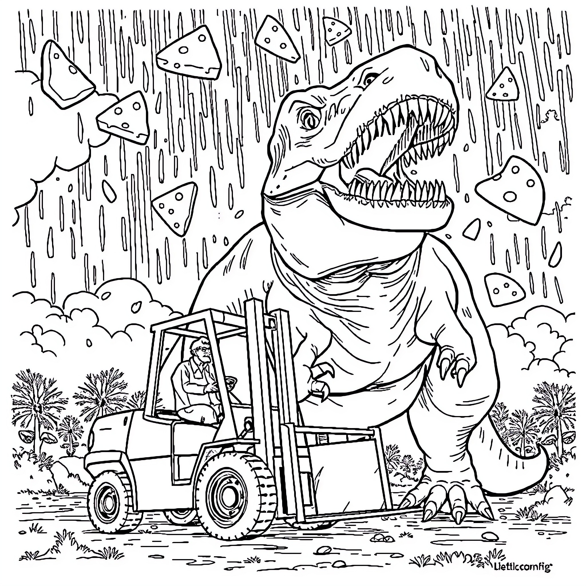Best Forklift Coloring Pages (Free Printable PDF)