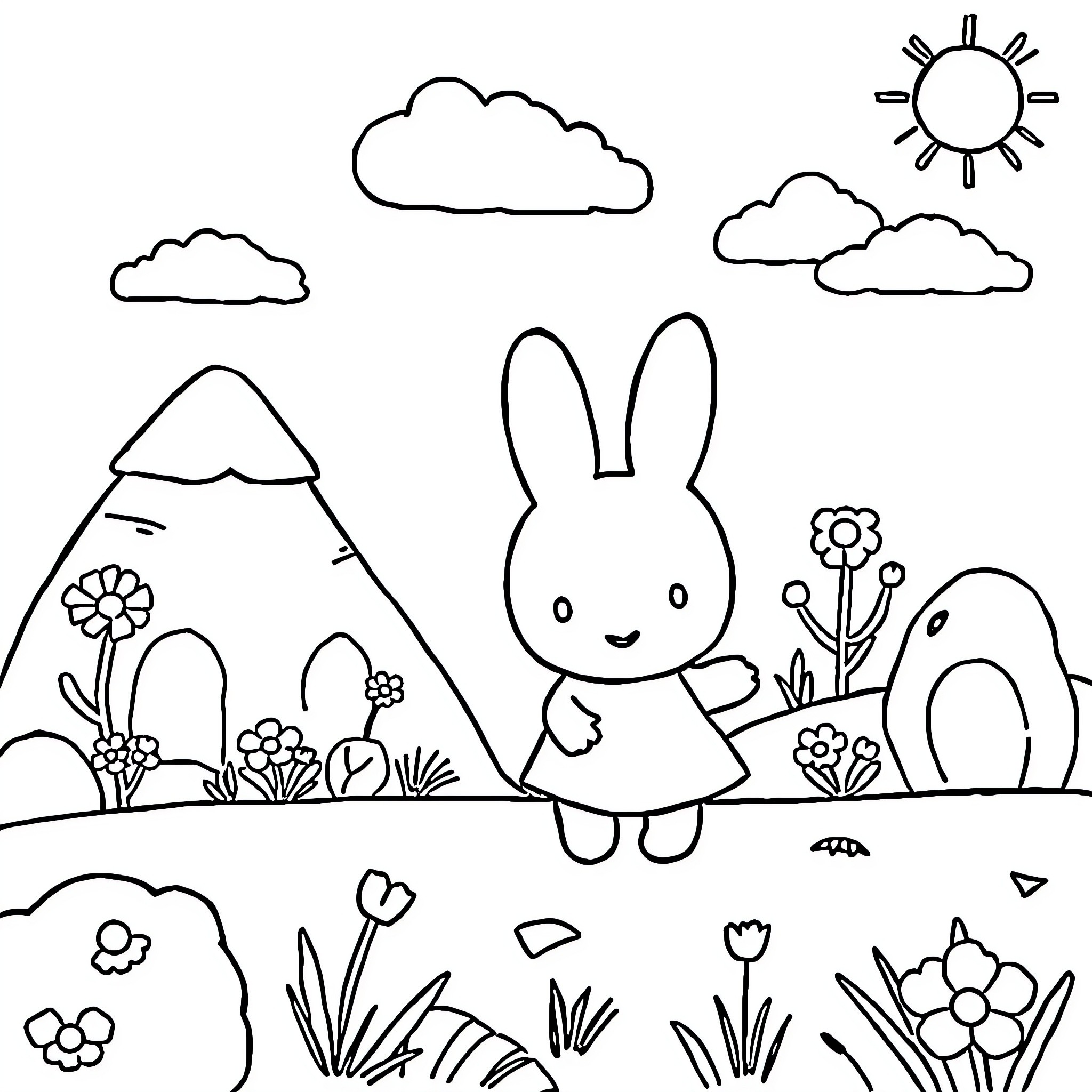 Best Miffy Coloring Pages (Free Printable PDF)