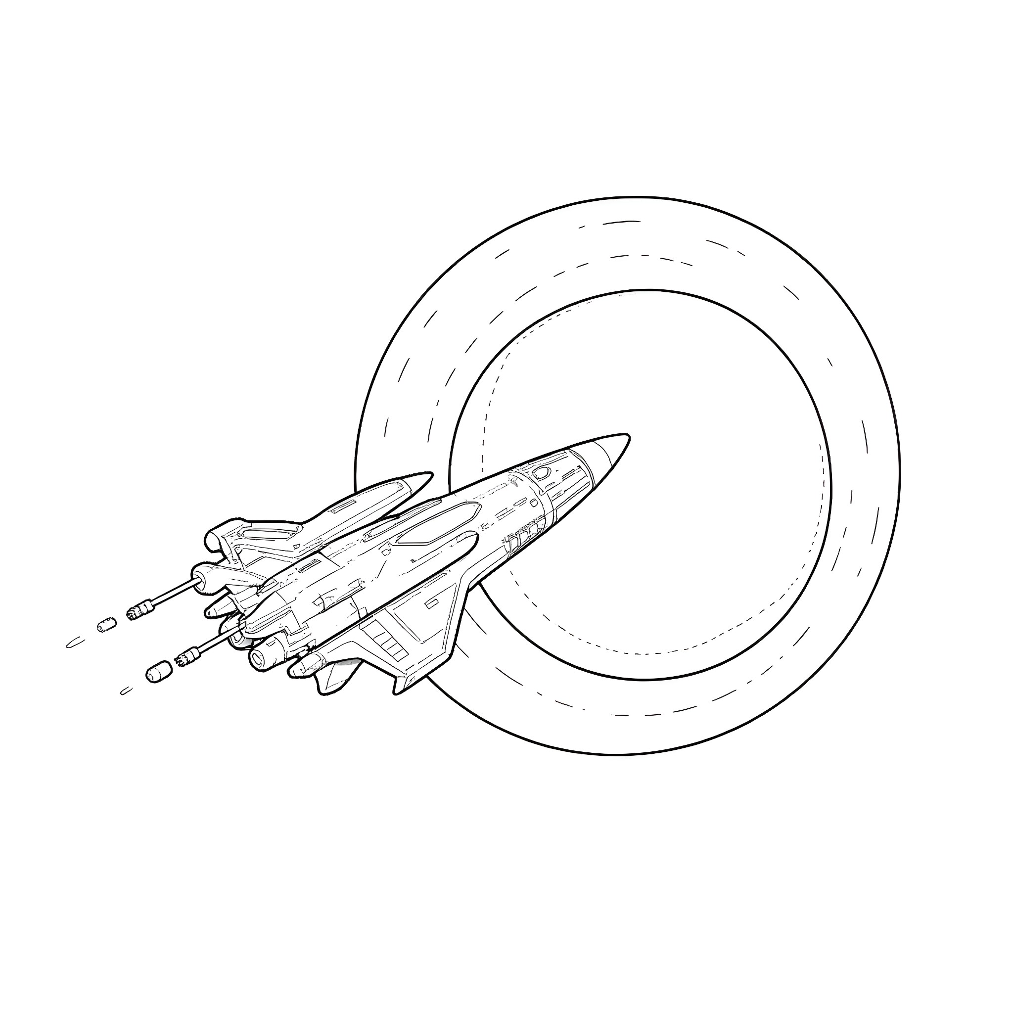 Best Spaceship Coloring Pages (Free Printable PDF)