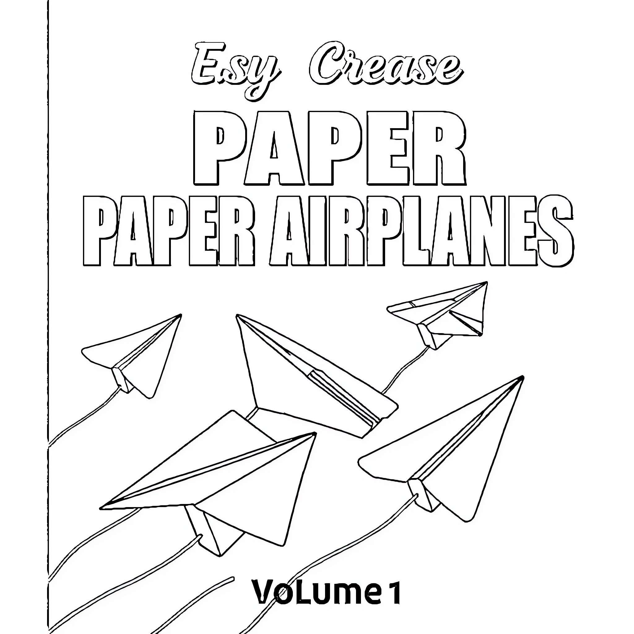 Best Paper Airplane Coloring Pages (Free Printable PDF)