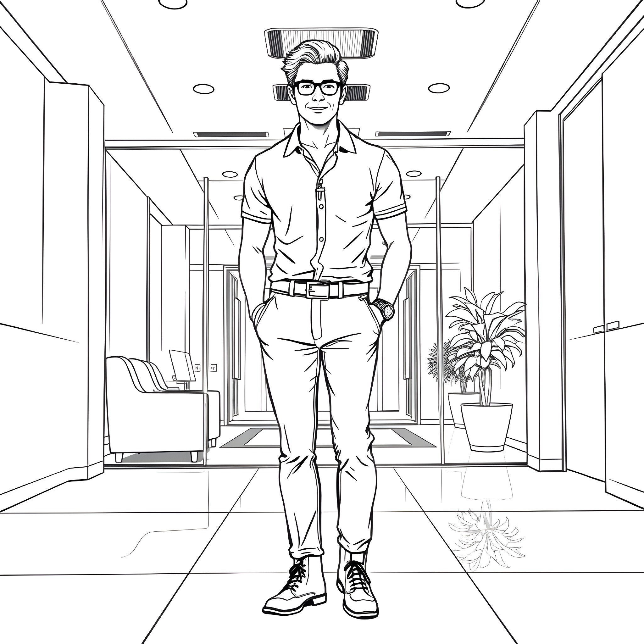 174 Best Man Coloring Pages (Free Printable PDFs)