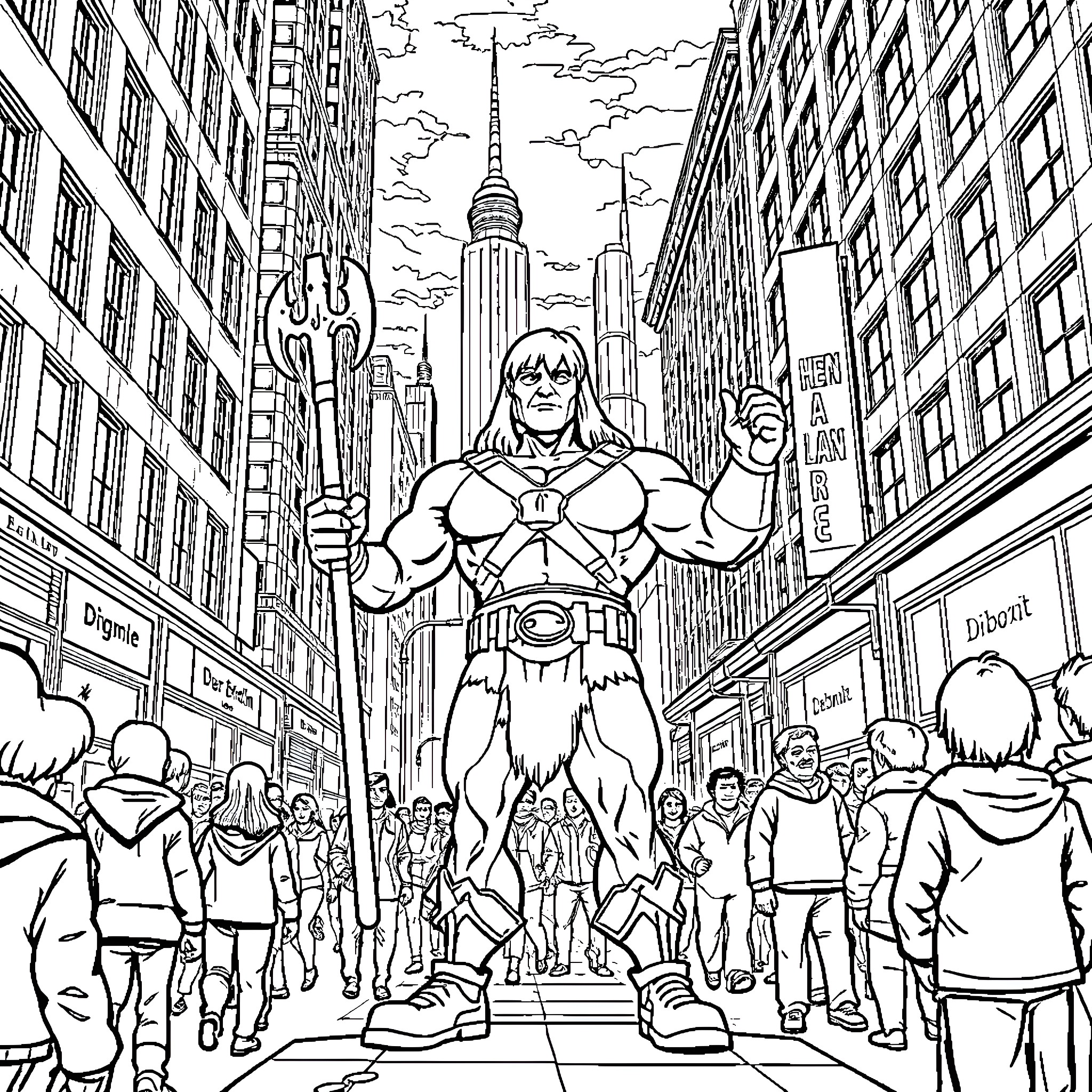 Best He-Man Coloring Pages (Free Printable PDF)